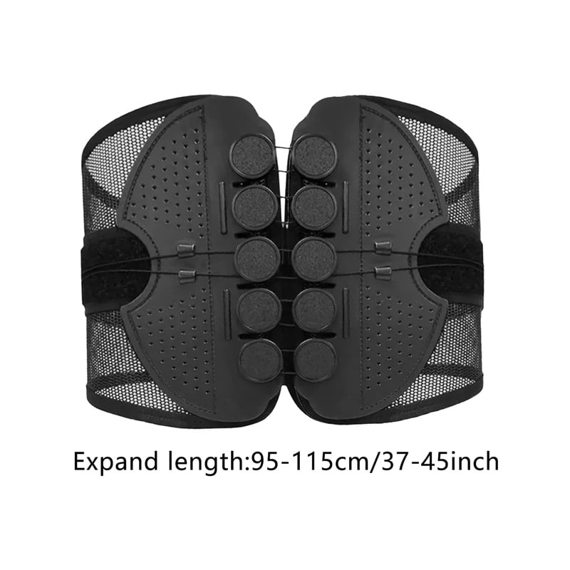 Unisex Breathable Lumbar Support Wrap, Soft Cloth Back Brace Waist ...