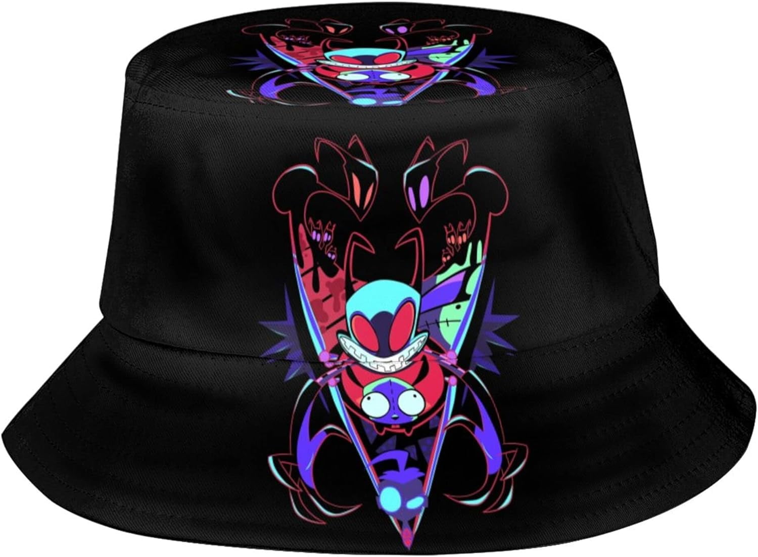 Unisex Bucket Hat Invader Anime Zim Fisherman Cap for Men Women ...