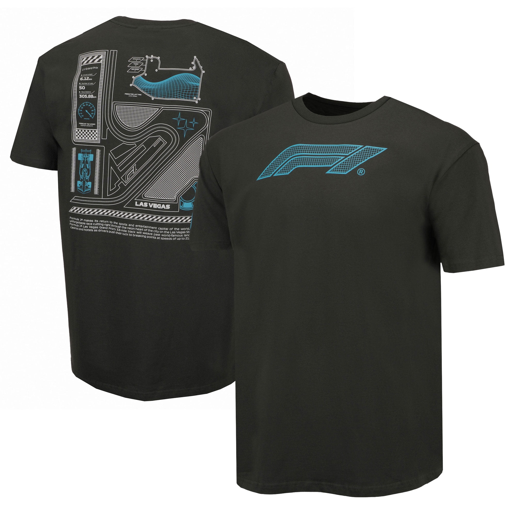 Unisex Charcoal Formula 1 2024 Las Vegas Grand Prix Celebrate Vegas T ...