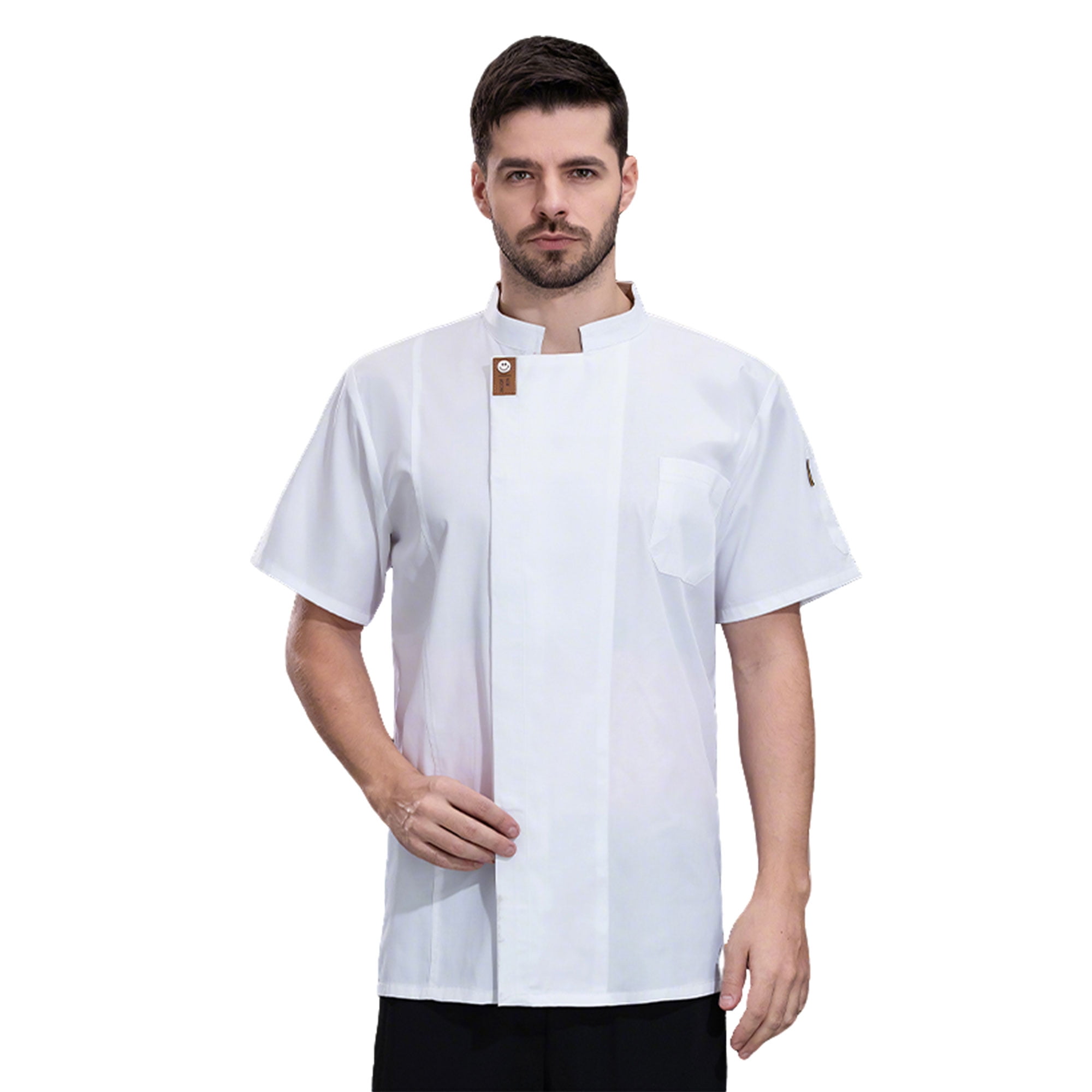 Unisex Chef Jacket for Men - Summer Breathable Kitchen Shirt for Hotel ...