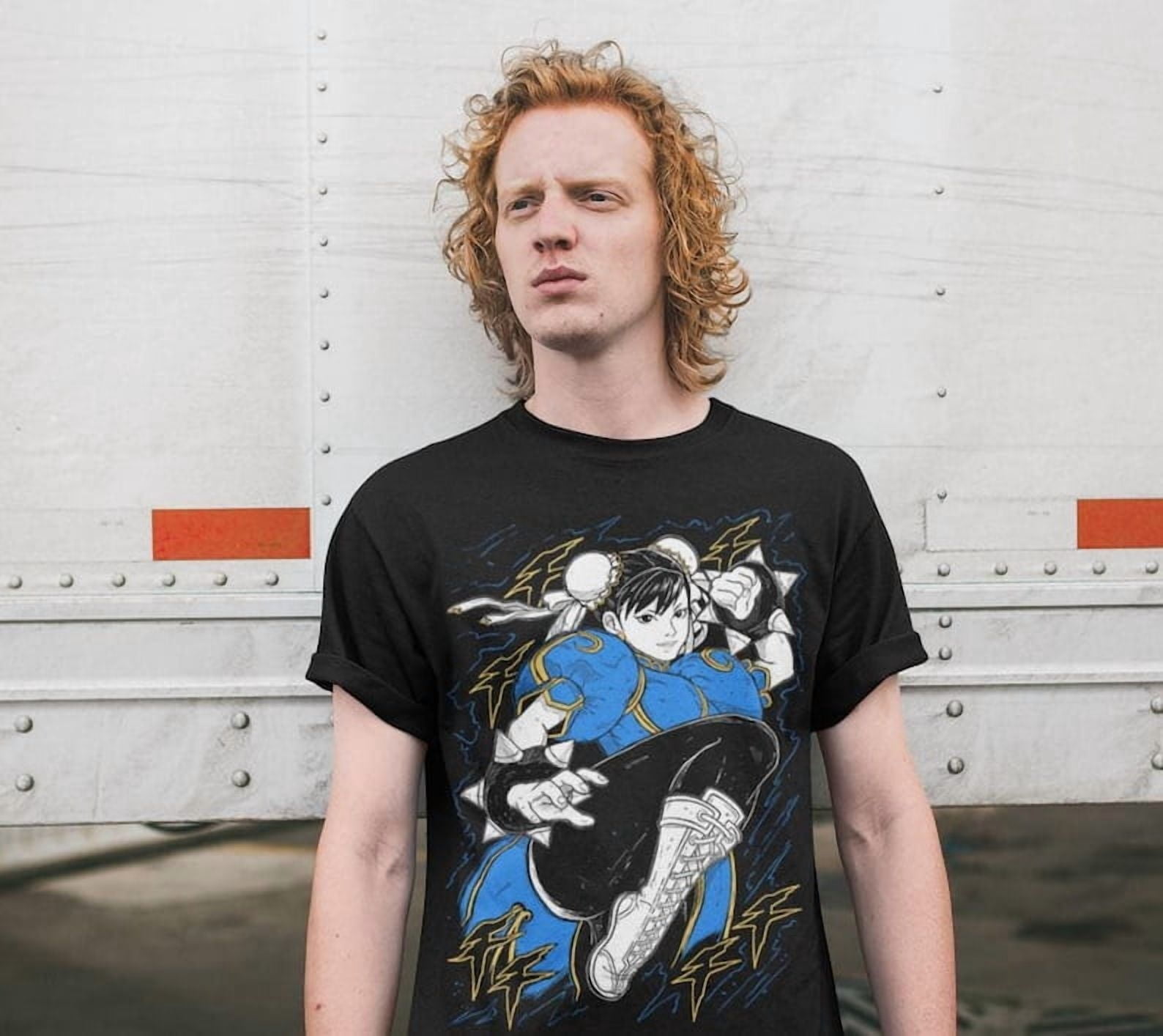 Unisex Chun Li SF2 Retro Gaming T-shirt, Vintage Anime Waifu Shirt ...