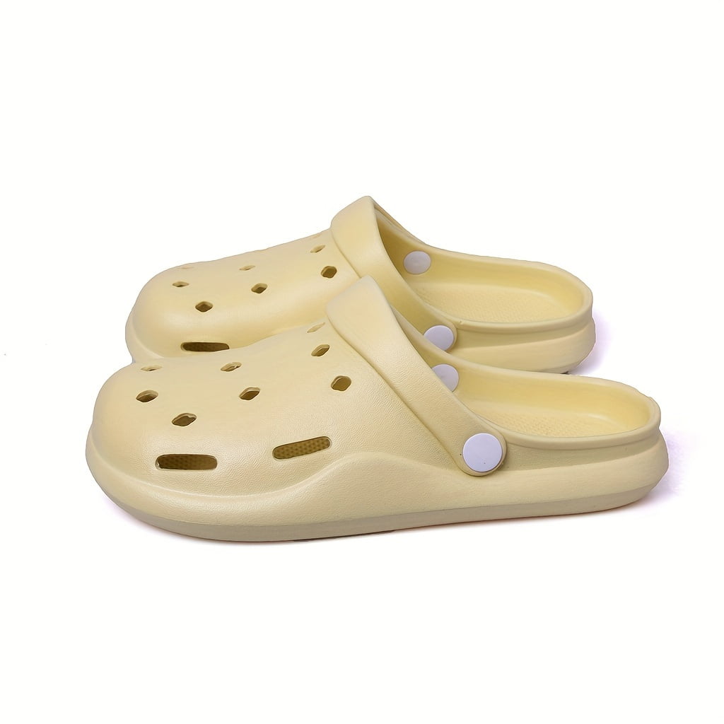 Unisex Comfy Non Slip Solid Colour Out Clogs, Durable Soft Sole EVA ...