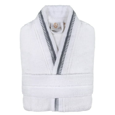 Kaufman Embroidered White Shawl Collar Robe His/Hers -Mr/Mrs -Mom/Dad ...