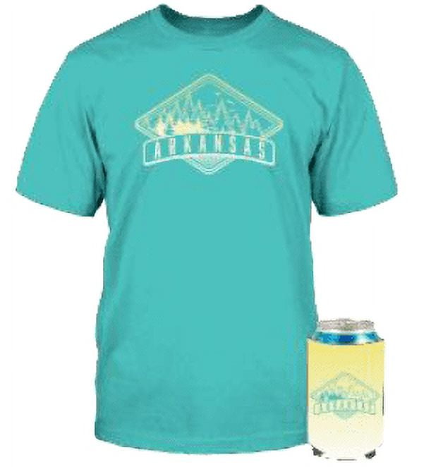 Unisex Custom State Graphic Tee Can Cooler Combo Set, Shirt and Drink ...
