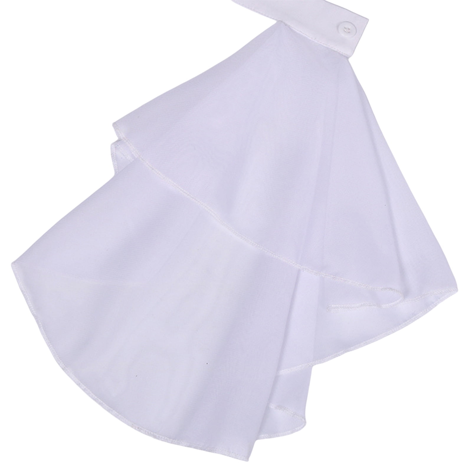 Unisex Detachable Ruffled False Collar Victorian Colonial Costume Jabot ...