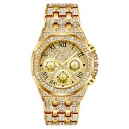 TAXAU Luxury Gold Watches For Womens Diamond Womens Watches With Gold Stainless Steel Band ...