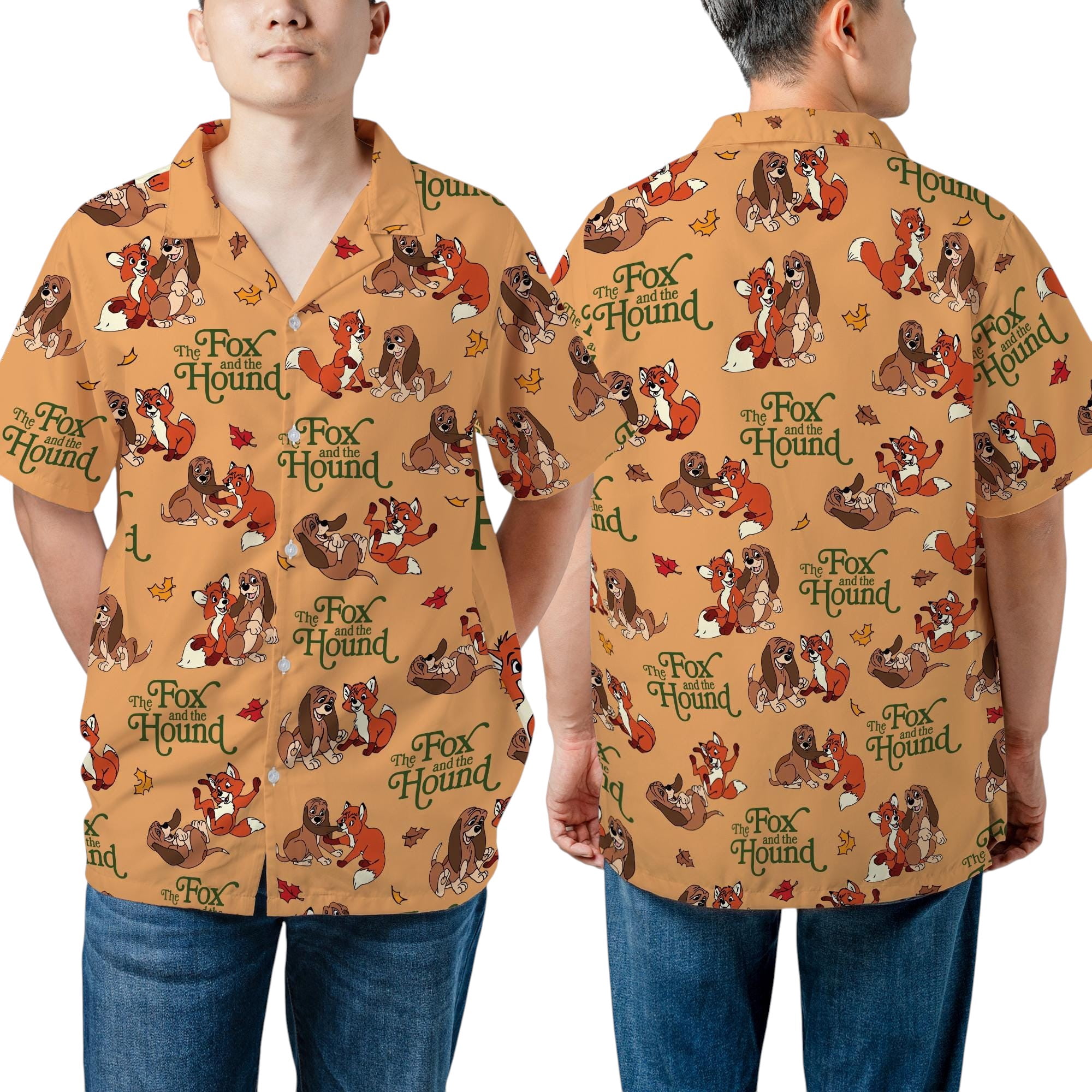 Unisex Disney Copper And Todd Hawaiian Shirt, The Fox And The Hound ...