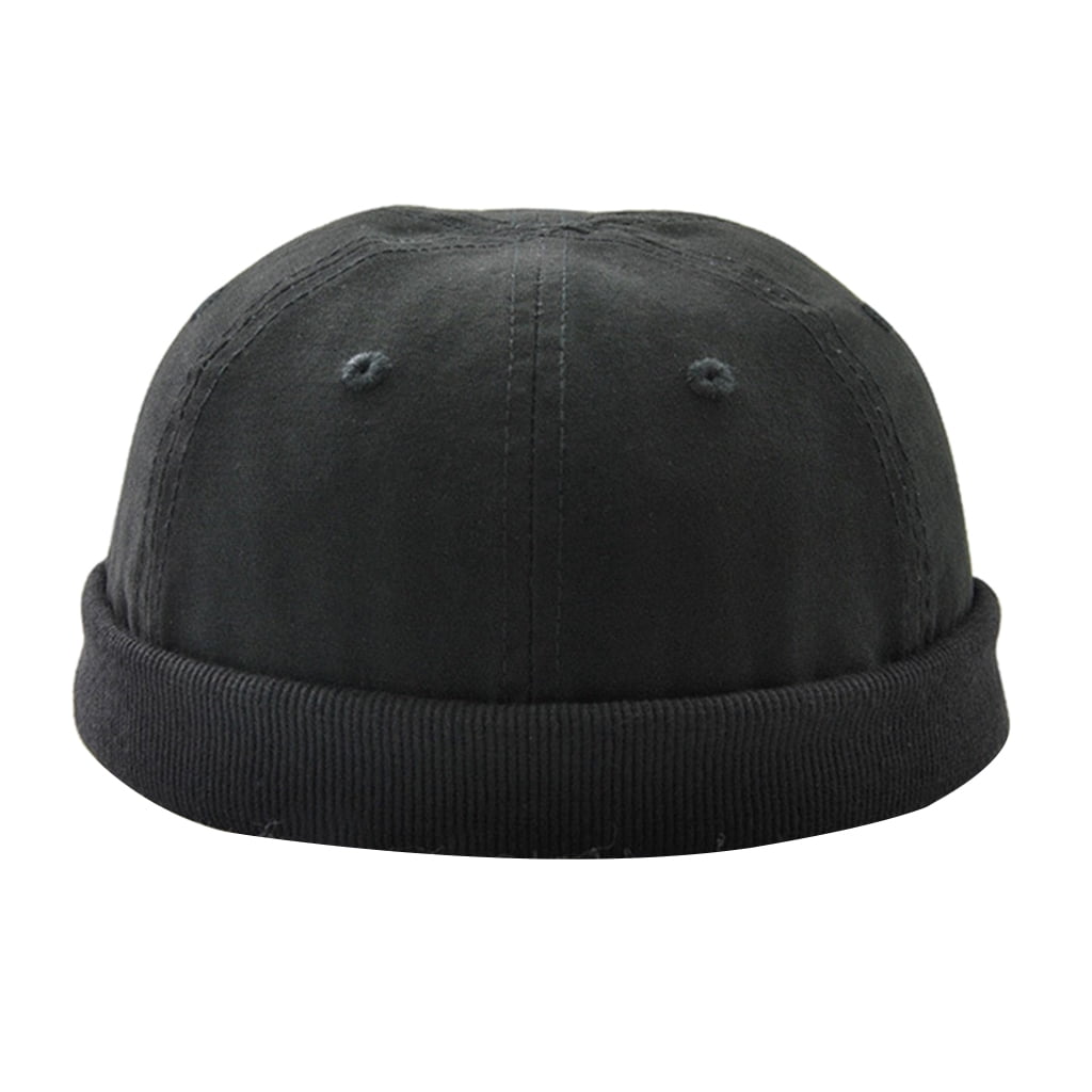 Unisex Docker Sailor Biker Cap Women Men Adjustable Casual Brimless ...