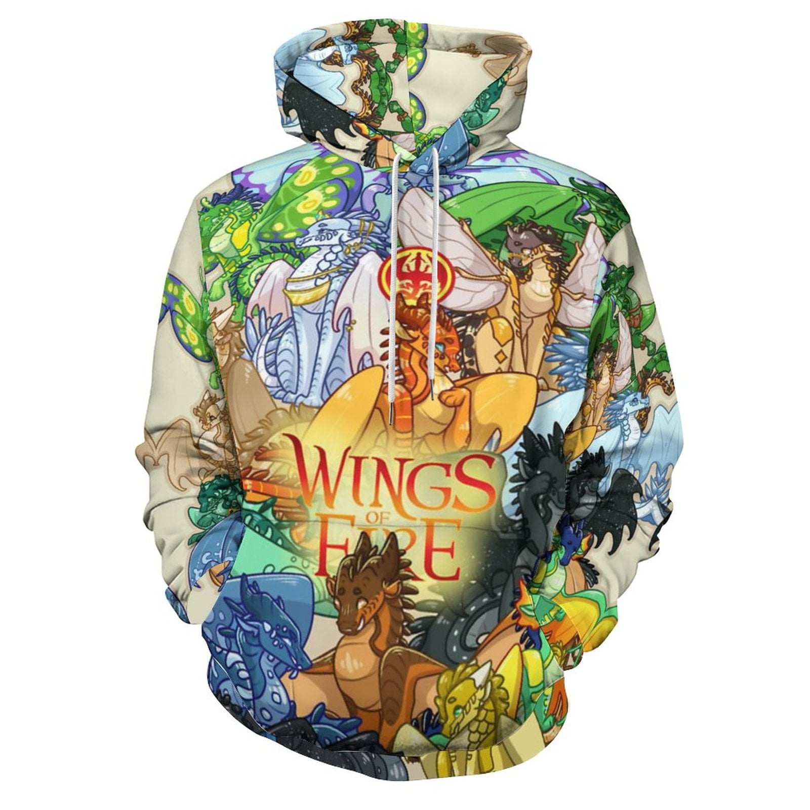 Unisex Dragon Wings Of Fire Hoodies 3D Printed Pullover Hooded ...