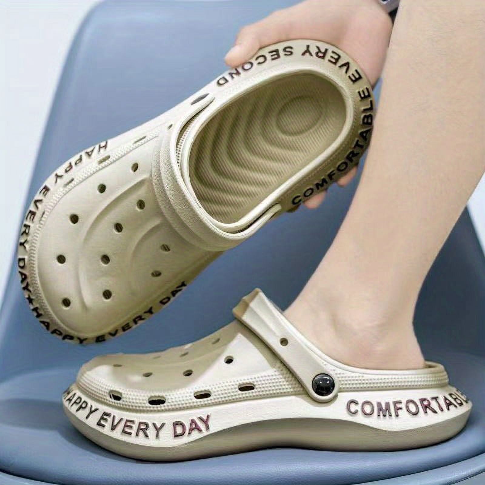 Unisex EVA Clogs, Garden Shoes, Lightweight Non Slip Slides Slippers, Swimming Water Surf Shoes ...