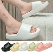 Womens Lightweight, Soft Slip On House Slippers, Open Toe, Memory Foam, Washable, Non-Slip, Size ...