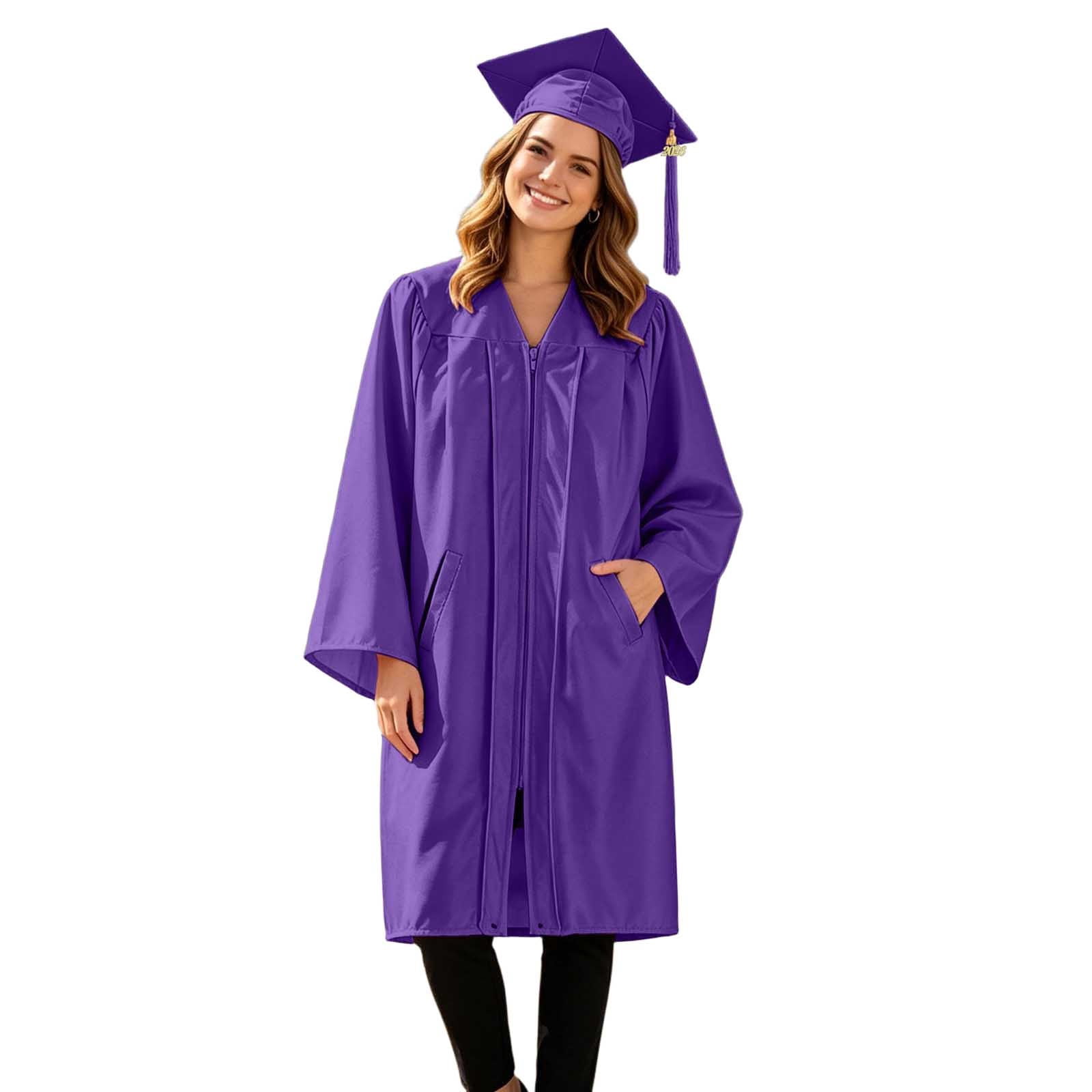 Unisex Elegant Doctoral Gown and Cap for Graduation Ceremonies with ...