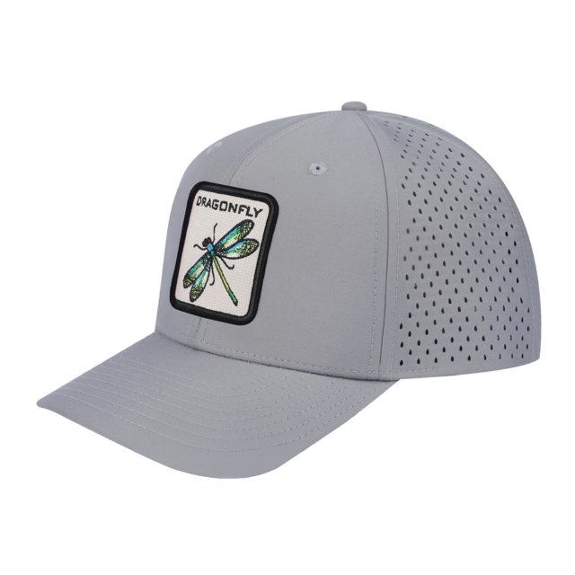 Unisex Embroidered The Dragonfly, 6-Panel Microfiber Laser hole Trucker ...