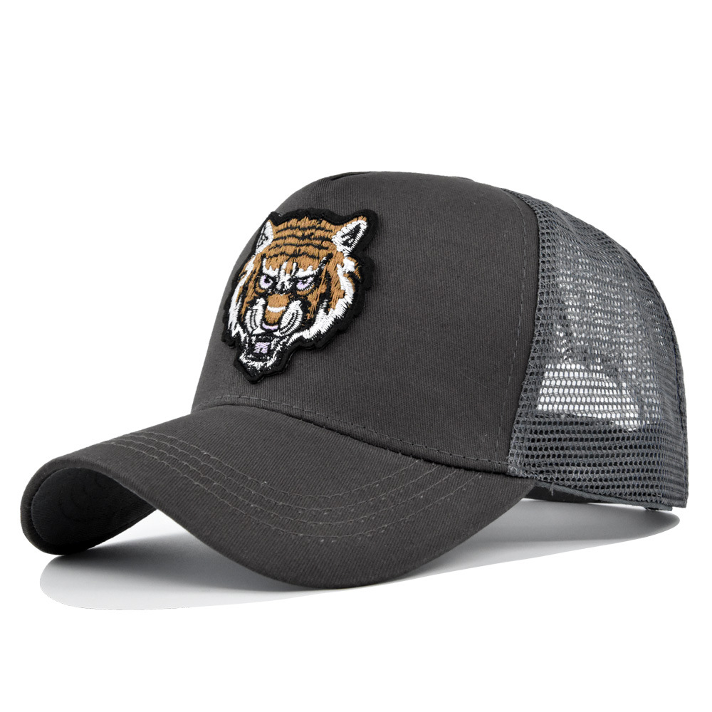 Unisex Embroidered Tiger Baseball Cap Fashion Retro Baseball Cap Funny ...