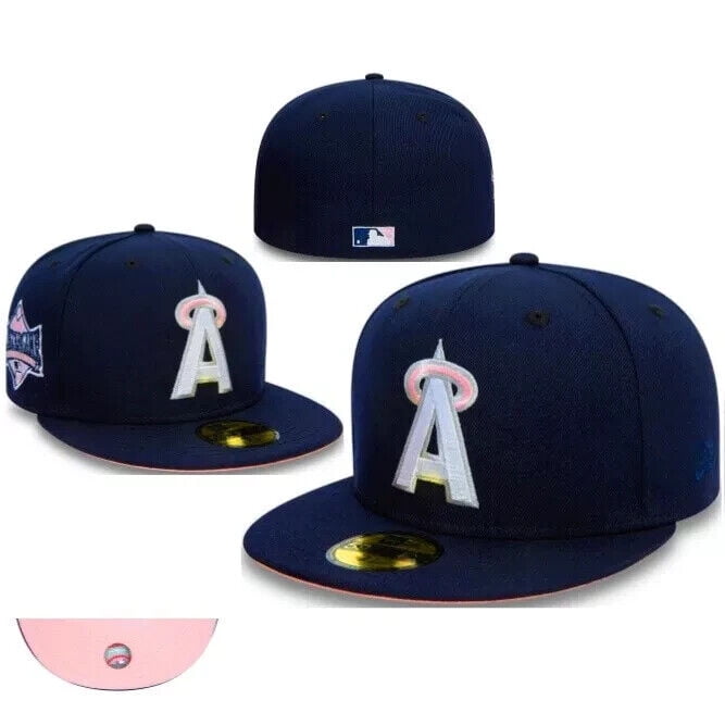 Unisex Era Los Angeles An gels Classic Basic Baseball Cap Flat Brim ...