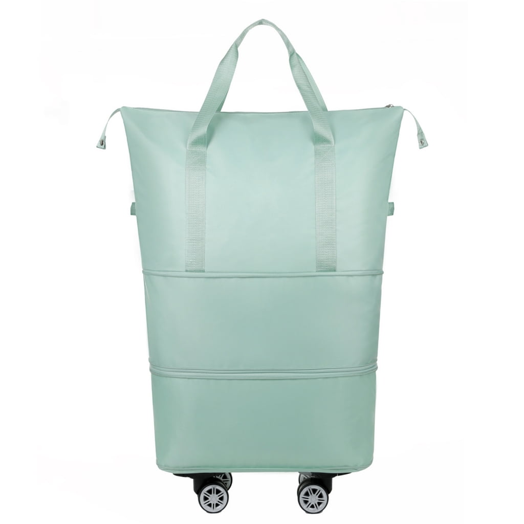 Unisex Expandable Wheeled Luggage Bag Portable Large Capacity ...