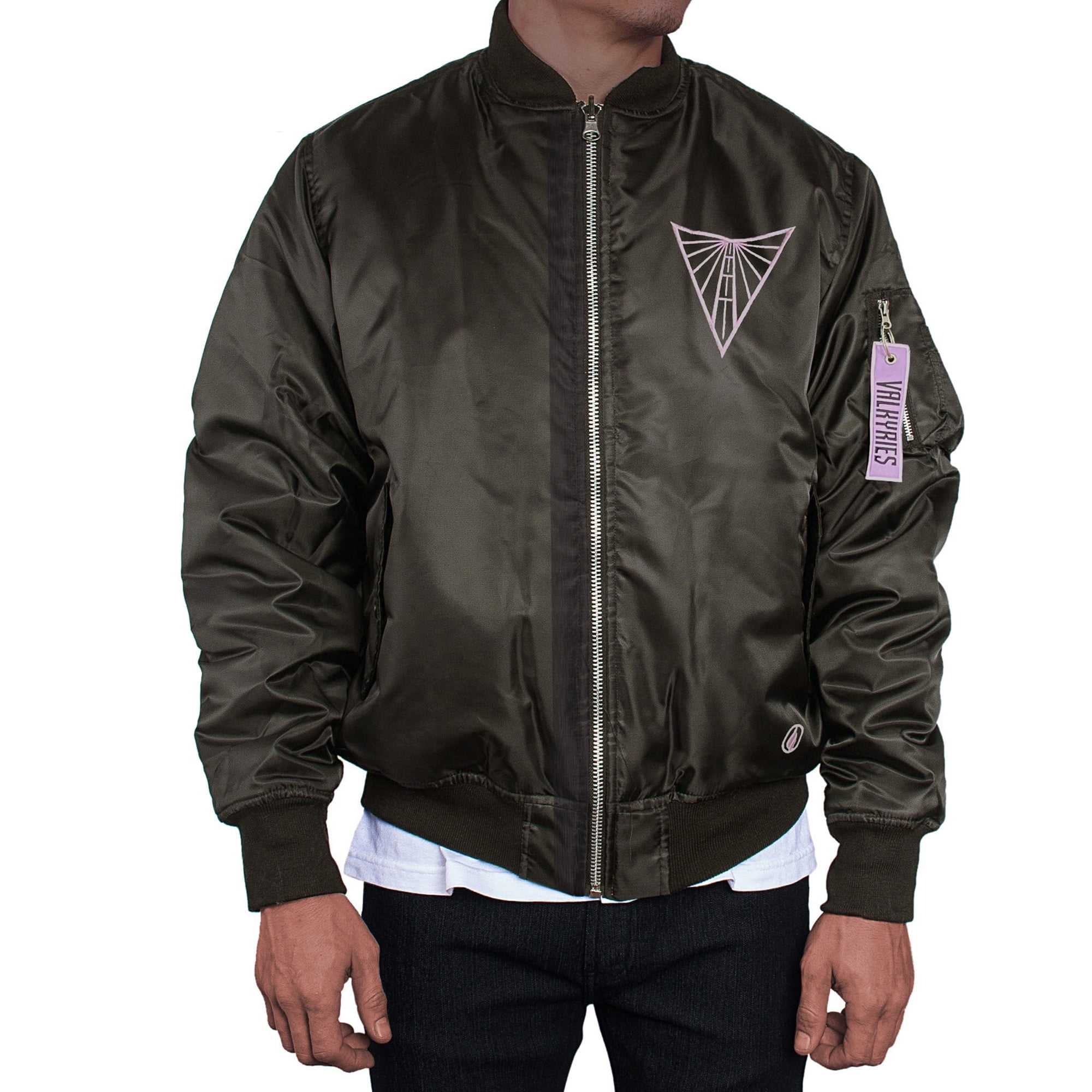 Unisex FISLL Eclipse Black Golden State Valkyries Full-Zip Flight ...