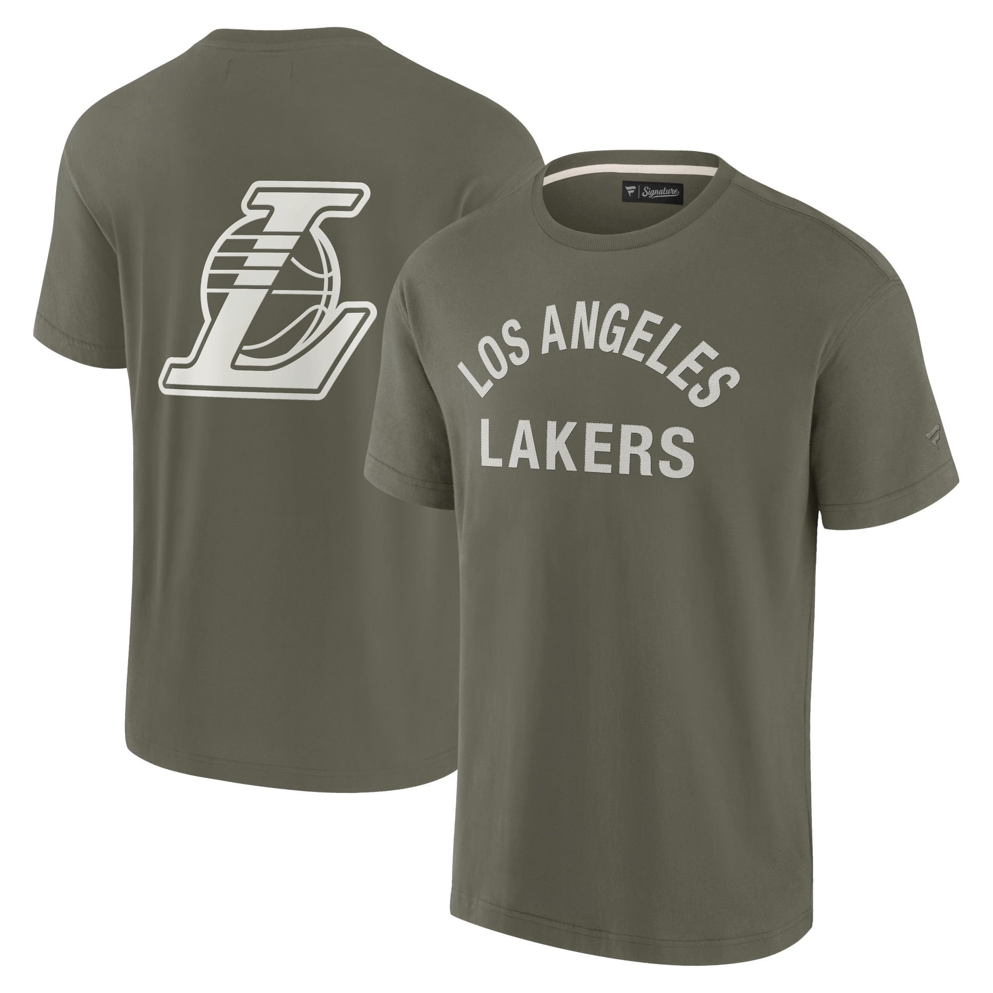 Unisex Fanatics Olive Los Angeles Lakers Elements Super Soft Short ...
