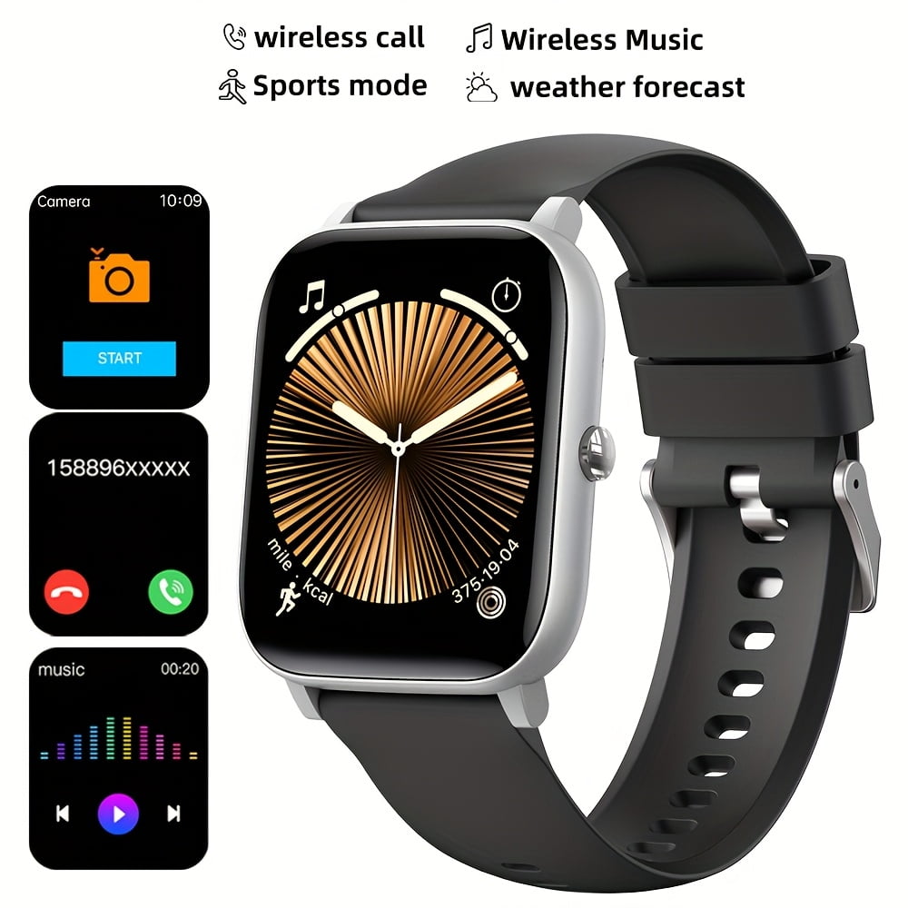 Unisex Fashion Smartwatch, 1.85" Screen, Call Function, Multi-Sports ...