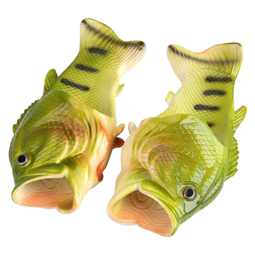 Unisex Funny Animal Slippers Beach Fish Sandals Shower Flip Flops Shoes ...