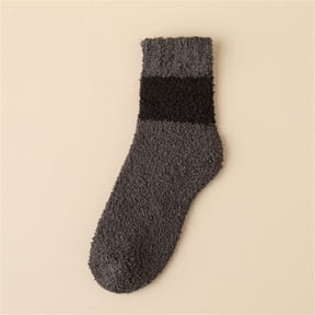 Nollia Women's Fuzzy Cozy Warm Sherpa Thick Knit Slipper Socks 3 Pack ...