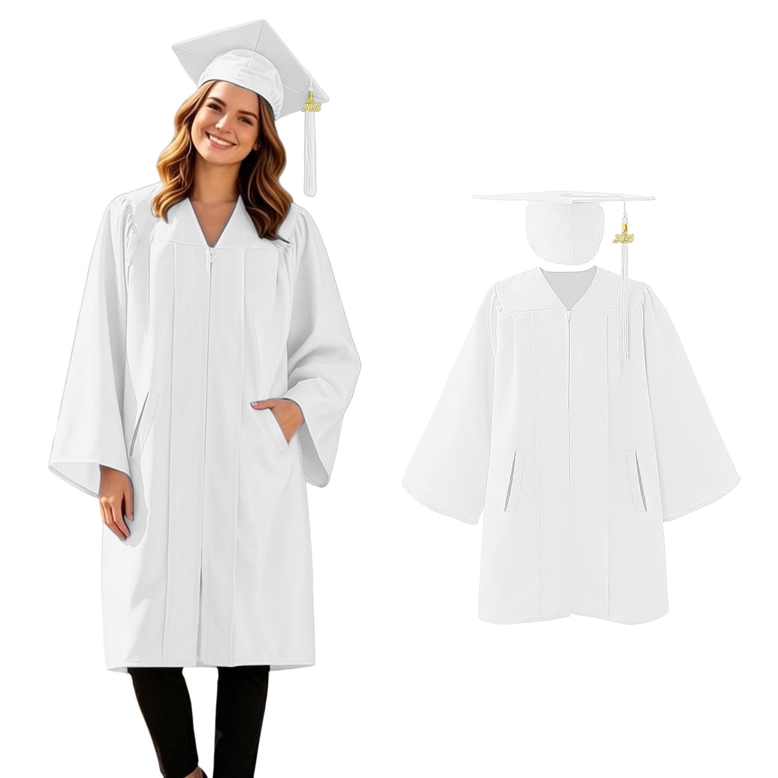 Unisex Graduation Cap and Gown 2026 Tassel Set for High School and ...