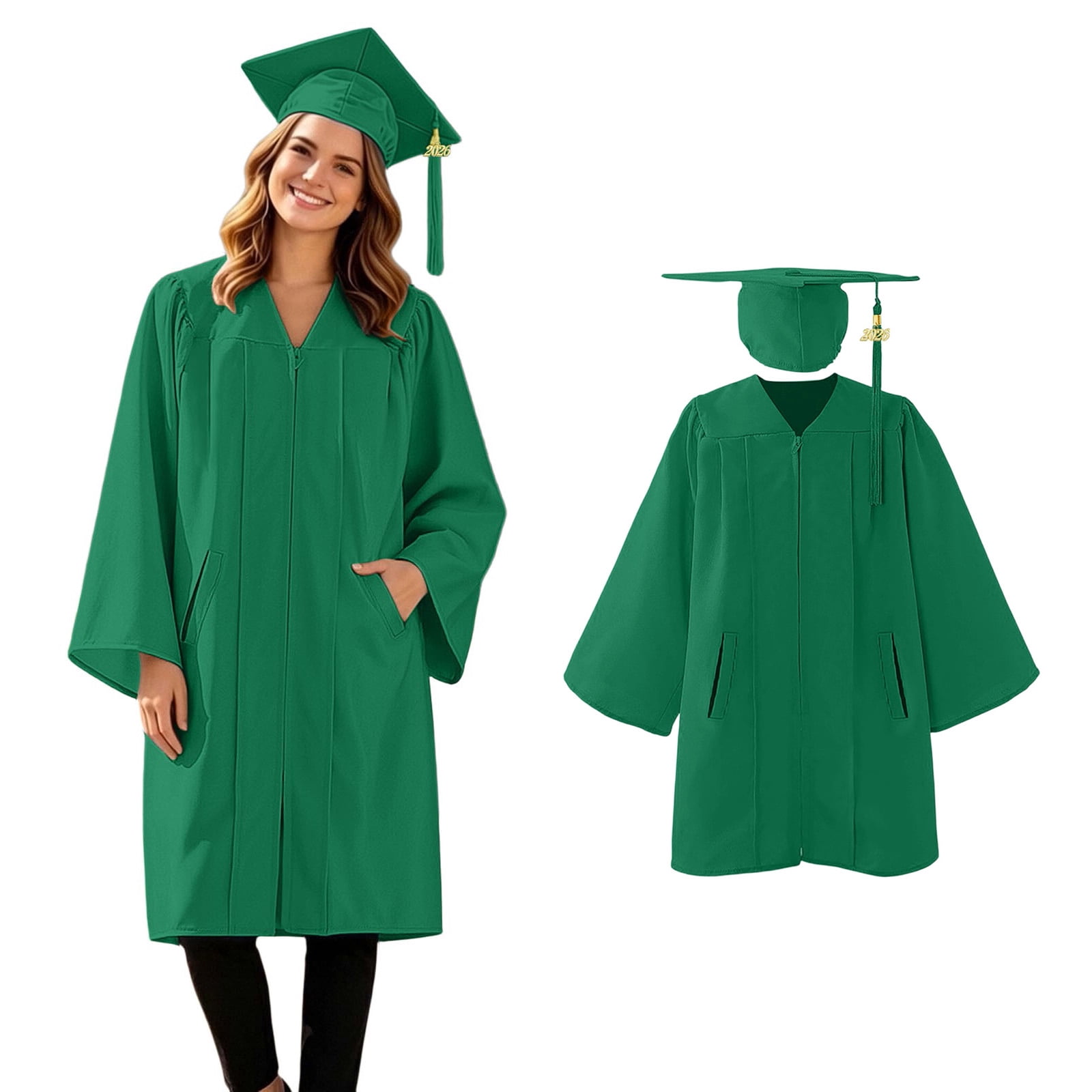 Unisex Graduation Cap and Gown 2026 Tassel Set for High School and ...