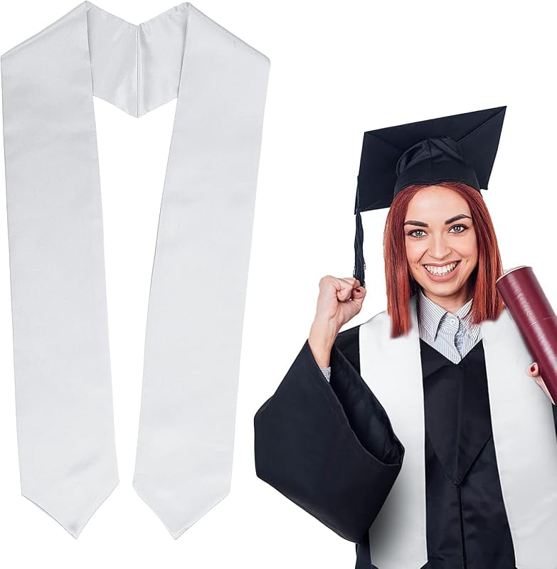 Unisex Graduation Stole Plain Graduation Sash 2025 Honor Stole for ...