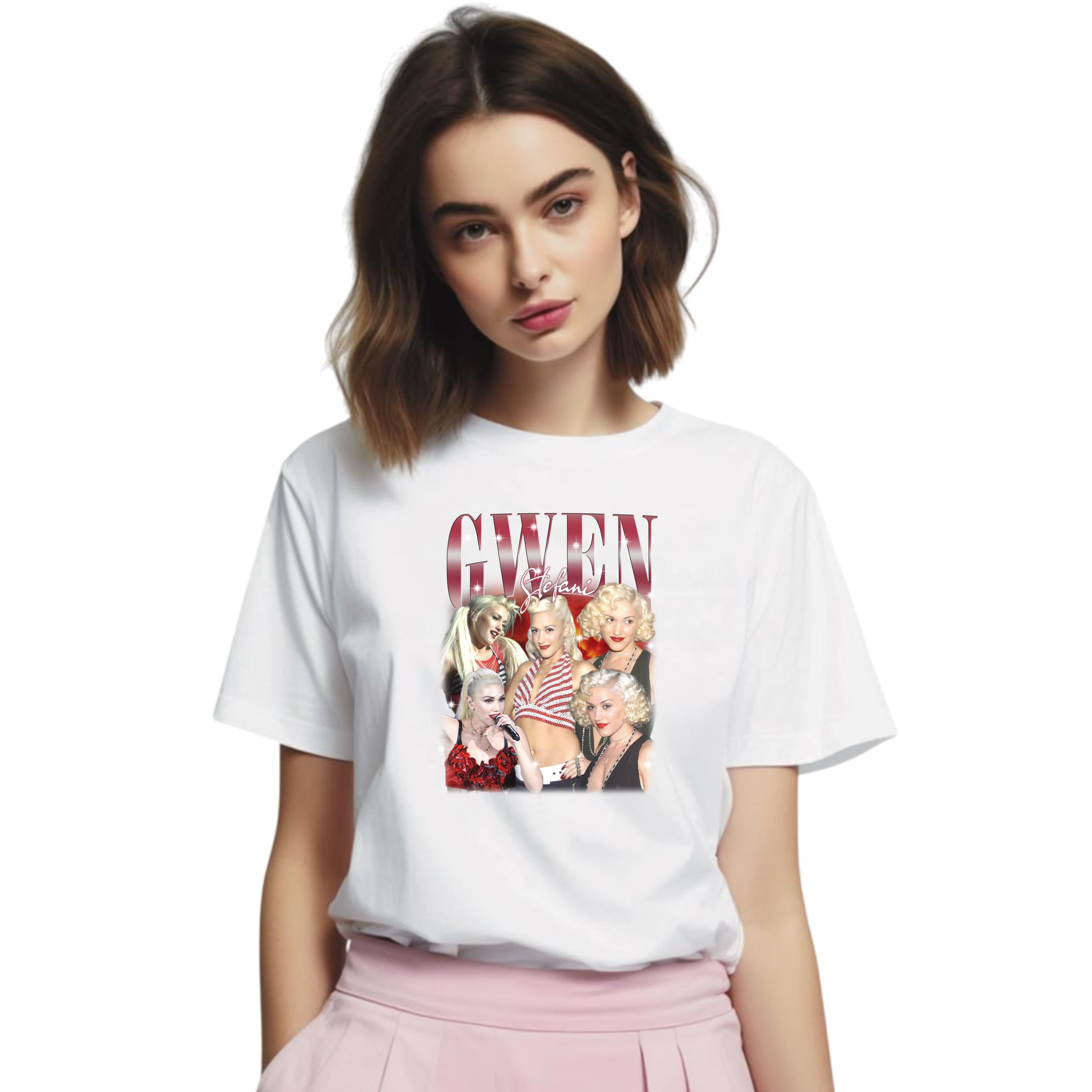 Unisex Gwen Stefani No Doubt Singer T-Shirt Pop Music US, for men ...