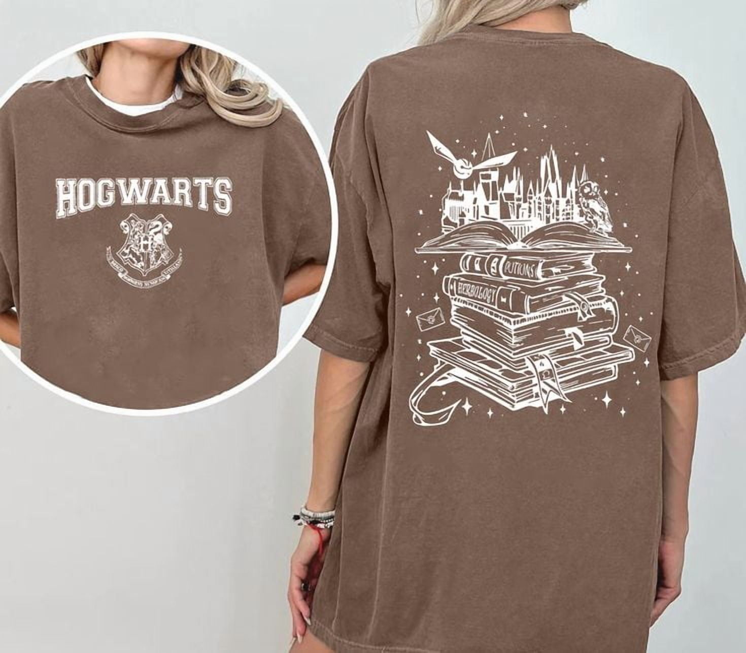 Unisex Harry Potter, Hogwarts Graphic T-Shirt, Sizes S-5XL, Tbun ...