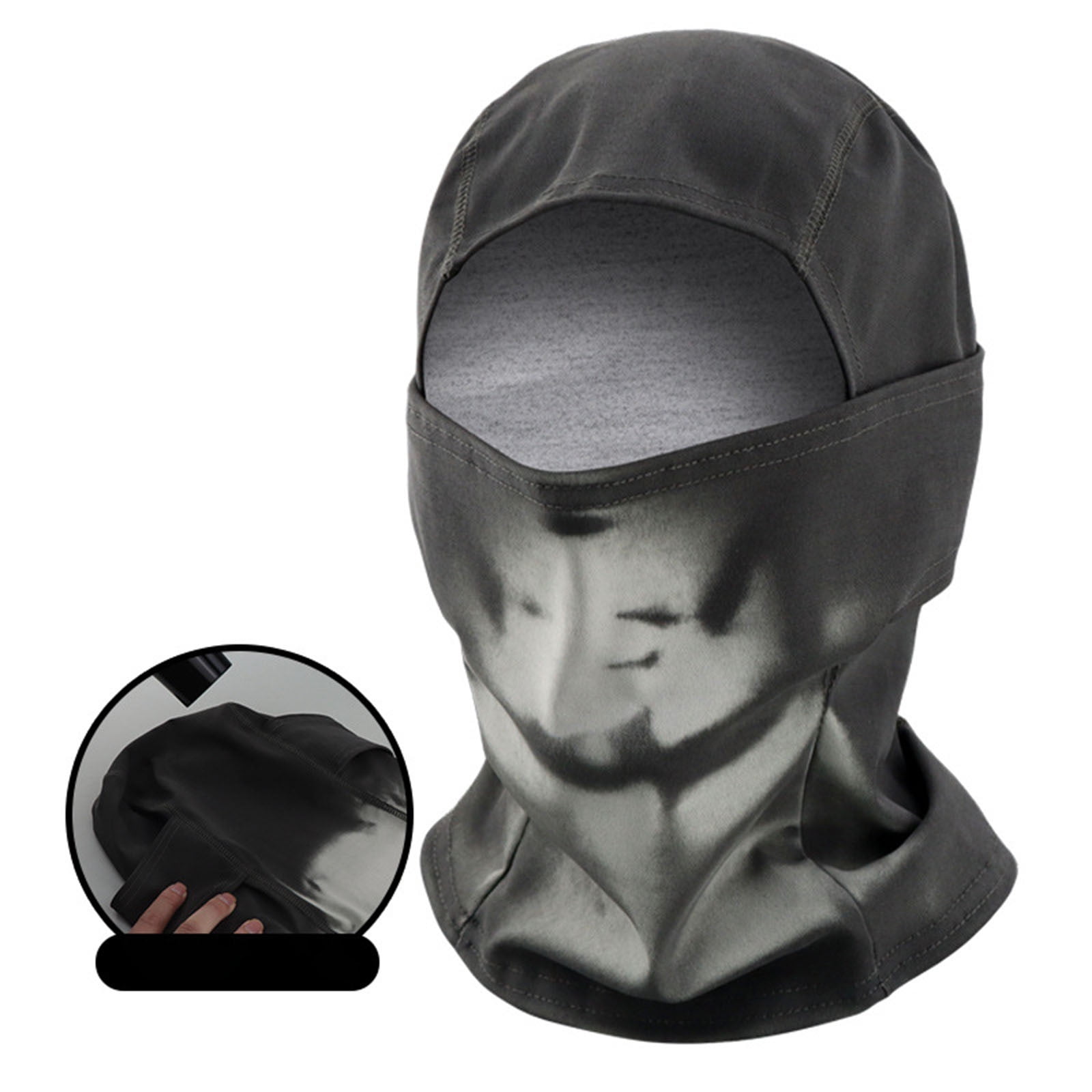 Unisex Heat Reactive Balaclava, Color-Changing Thermal Mask for Skiing ...