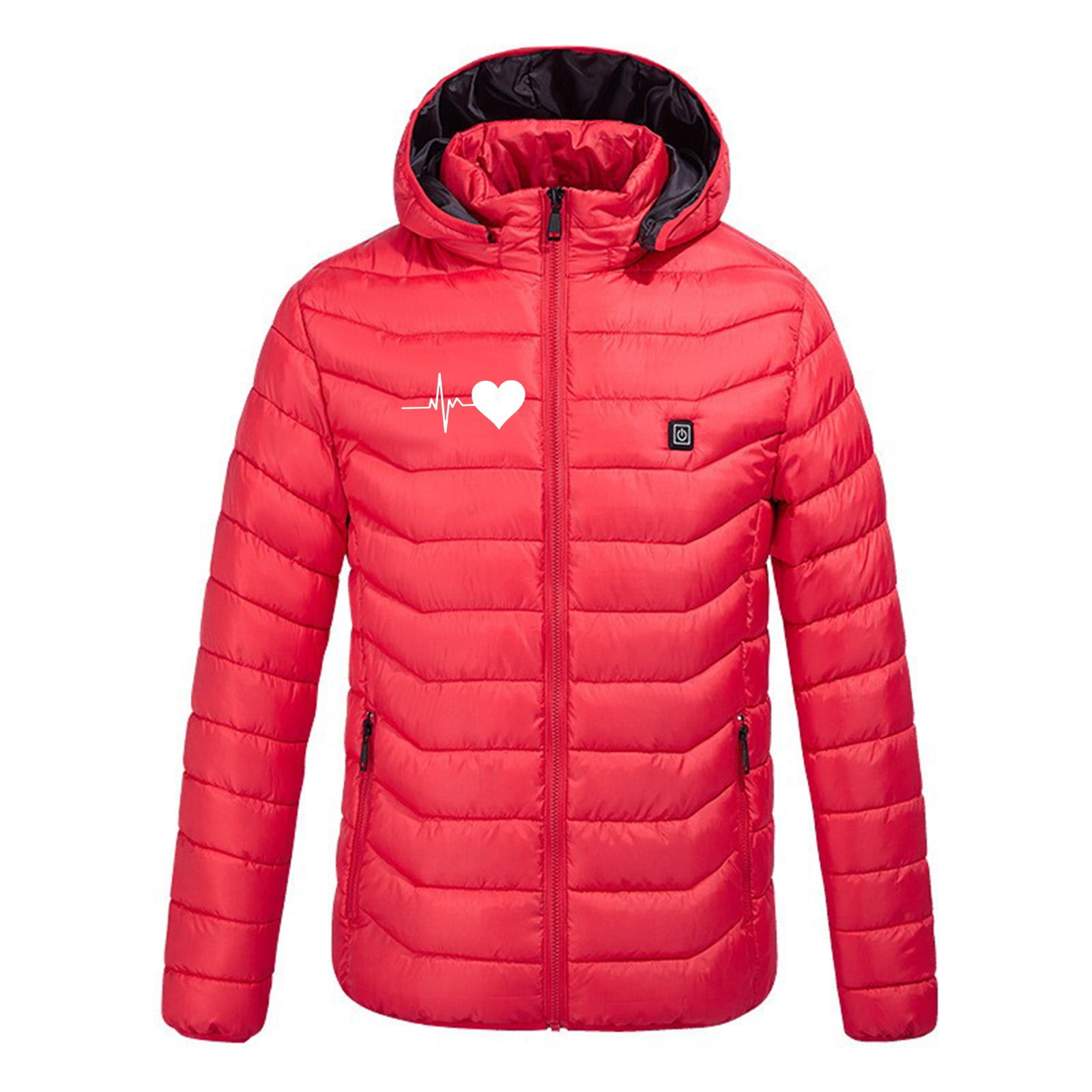 Unisex Heated Jacket Usb Smart Heating 9 Heat Zones Fast Warm Up One ...