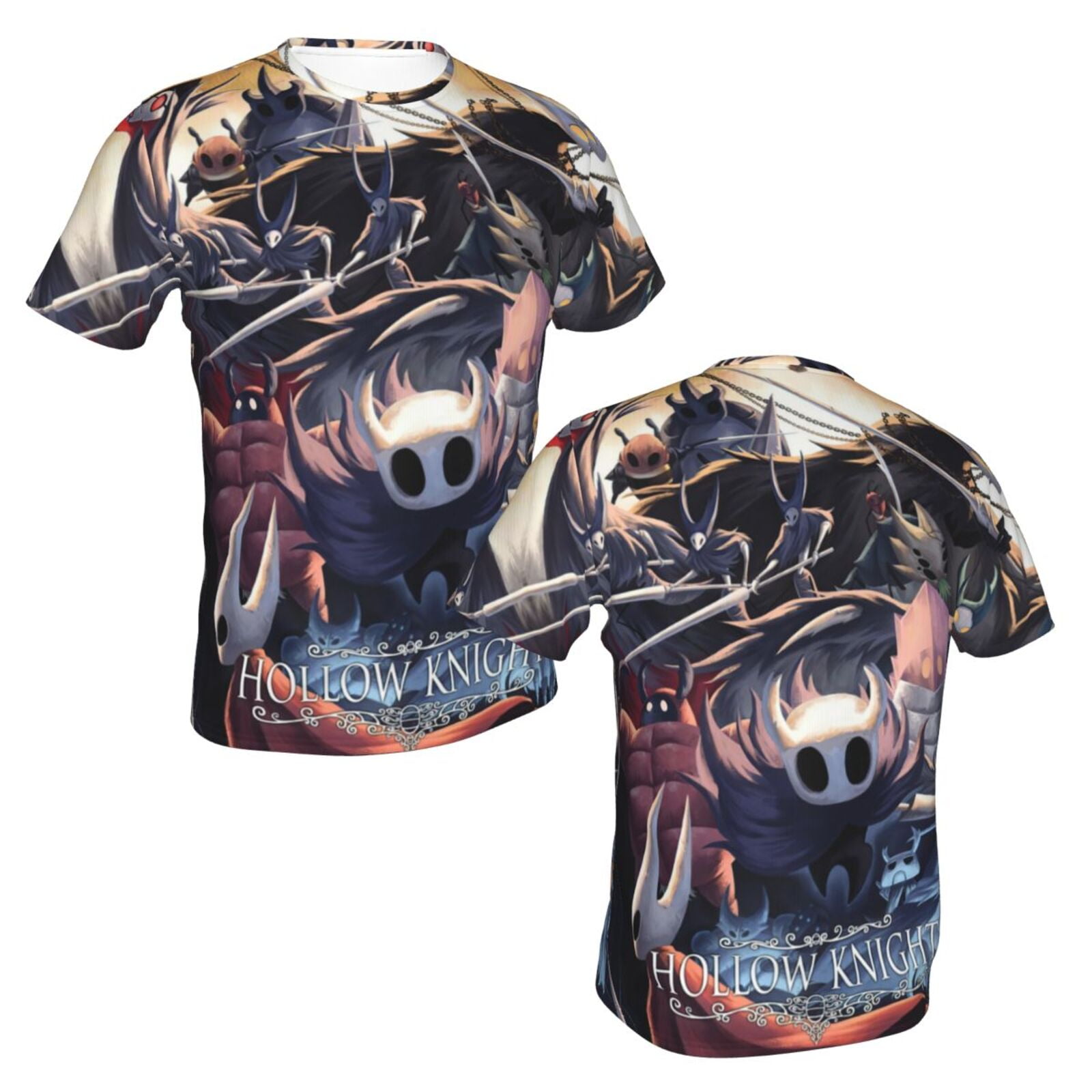 Unisex Hollow Knight T Shirts 3D Printed Short Sleeve Shirts Casual ...