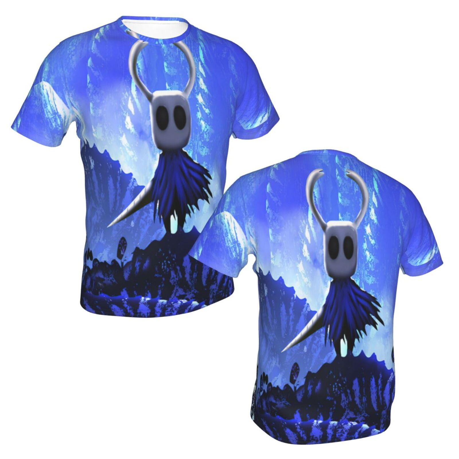 Unisex Hollow Knight T Shirts 3D Printed Short Sleeve Shirts Casual ...
