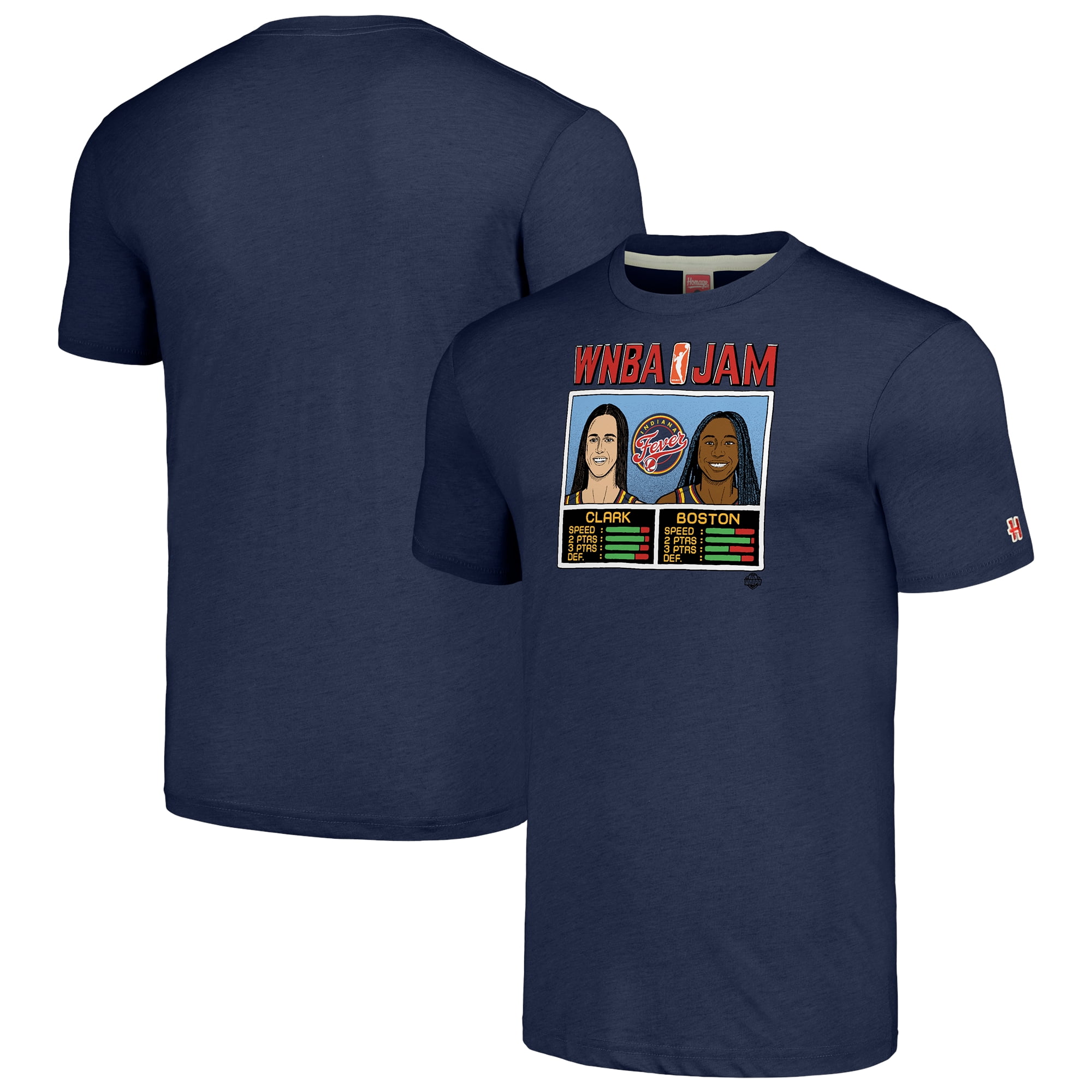 Unisex Homage Caitlin Clark & Aliyah Boston Navy Indiana Fever WNBA Jam ...