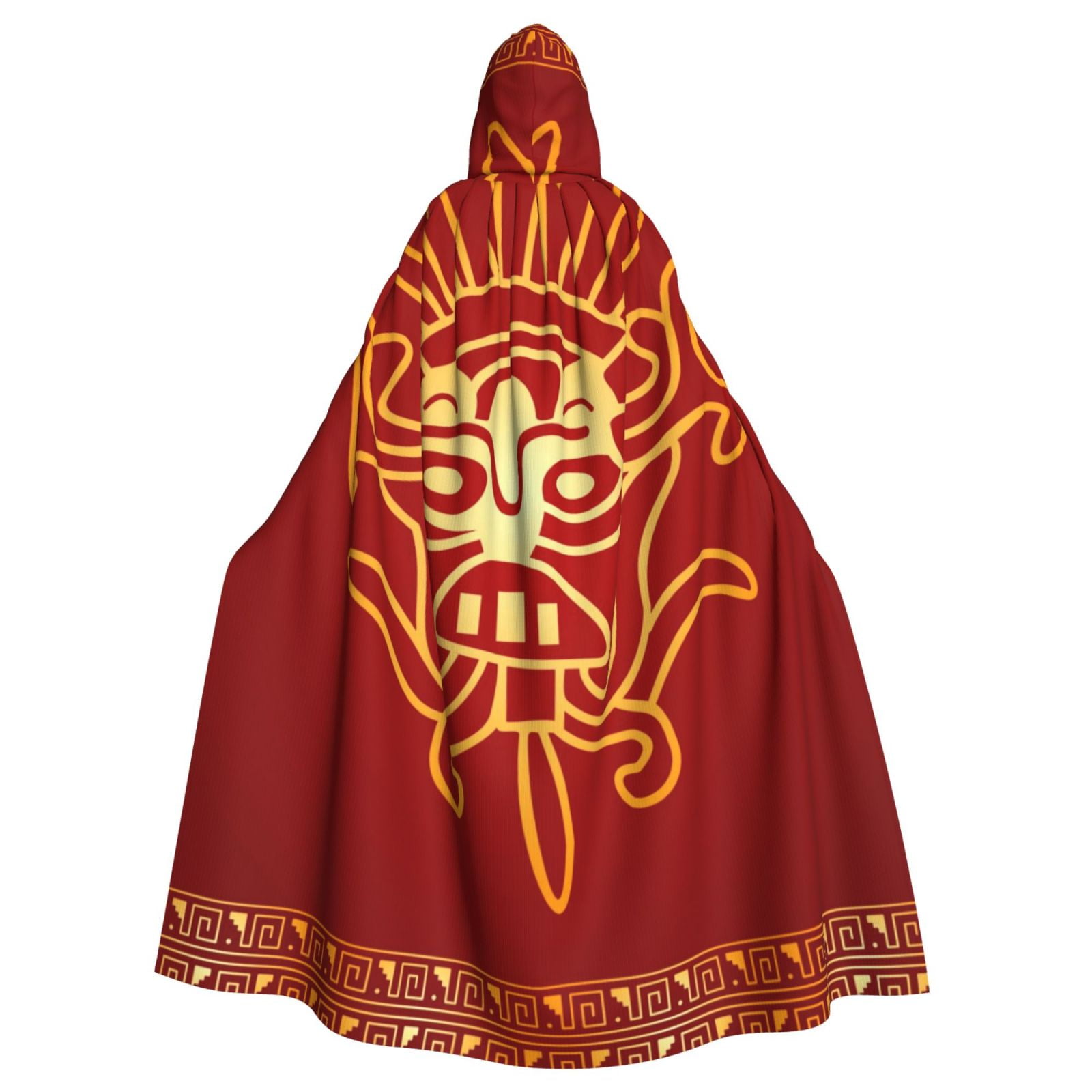 Unisex Hooded Cloak Adult Lightweight Overcoat American Native Indians ...