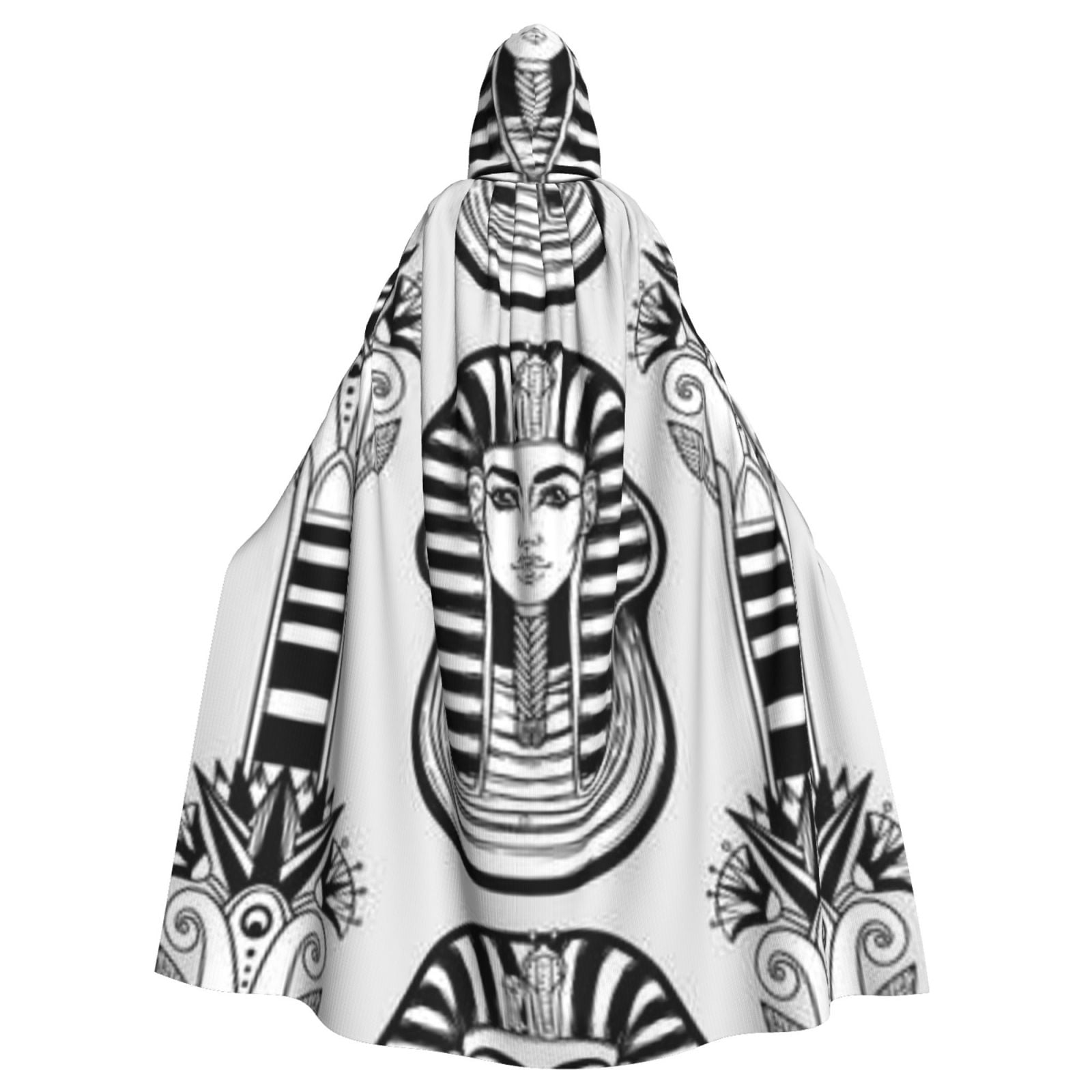 Unisex Hooded Cloak Adult Lightweight Overcoat Ancient Egypt Vintage ...