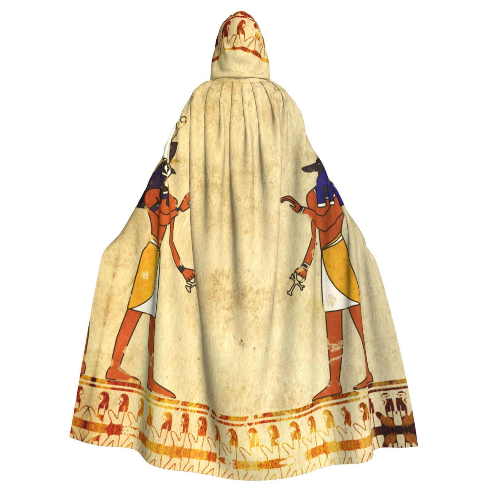 Unisex Hooded Cloak Adult Lightweight Overcoat Ancient Egyptian God ...