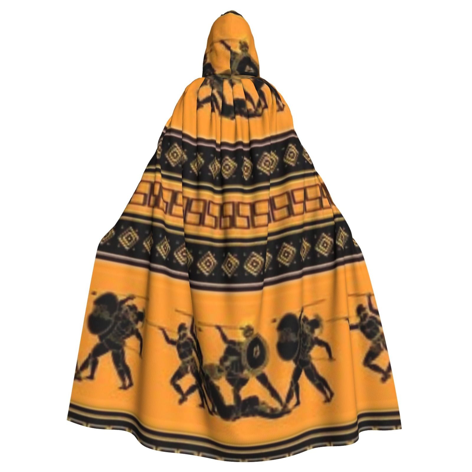 Unisex Hooded Cloak Adult Lightweight Overcoat Ancient Greek Battle ...