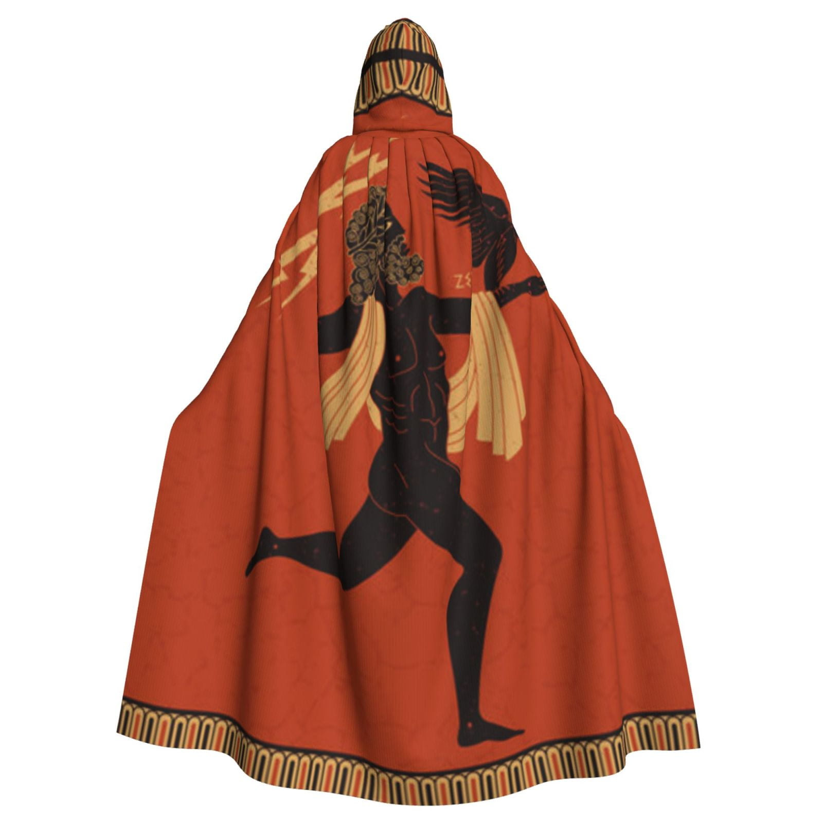 Unisex Hooded Cloak Adult Lightweight Overcoat Ancient Greek Mythology ...