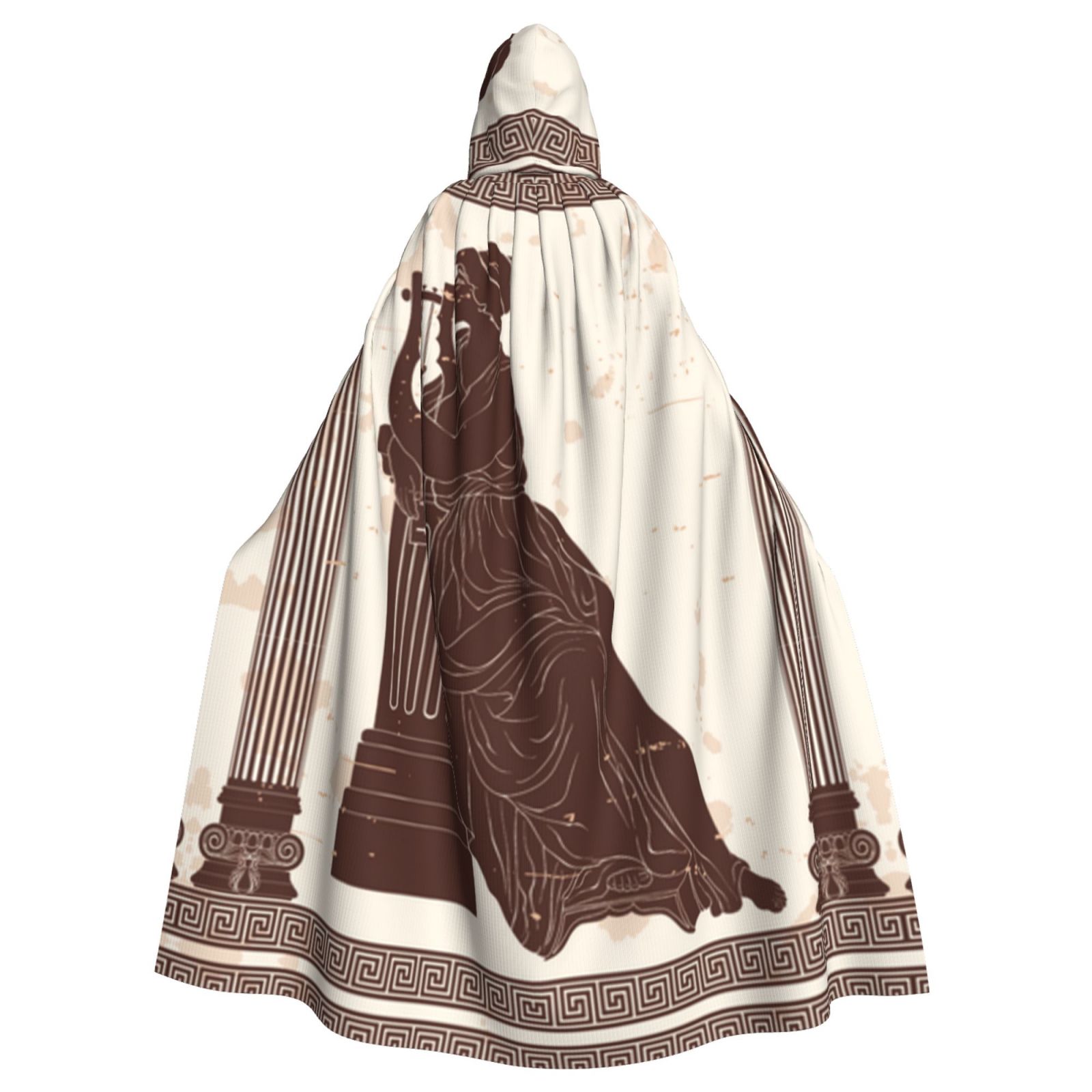 Unisex Hooded Cloak Adult Lightweight Overcoat Ancient Greek Woman ...