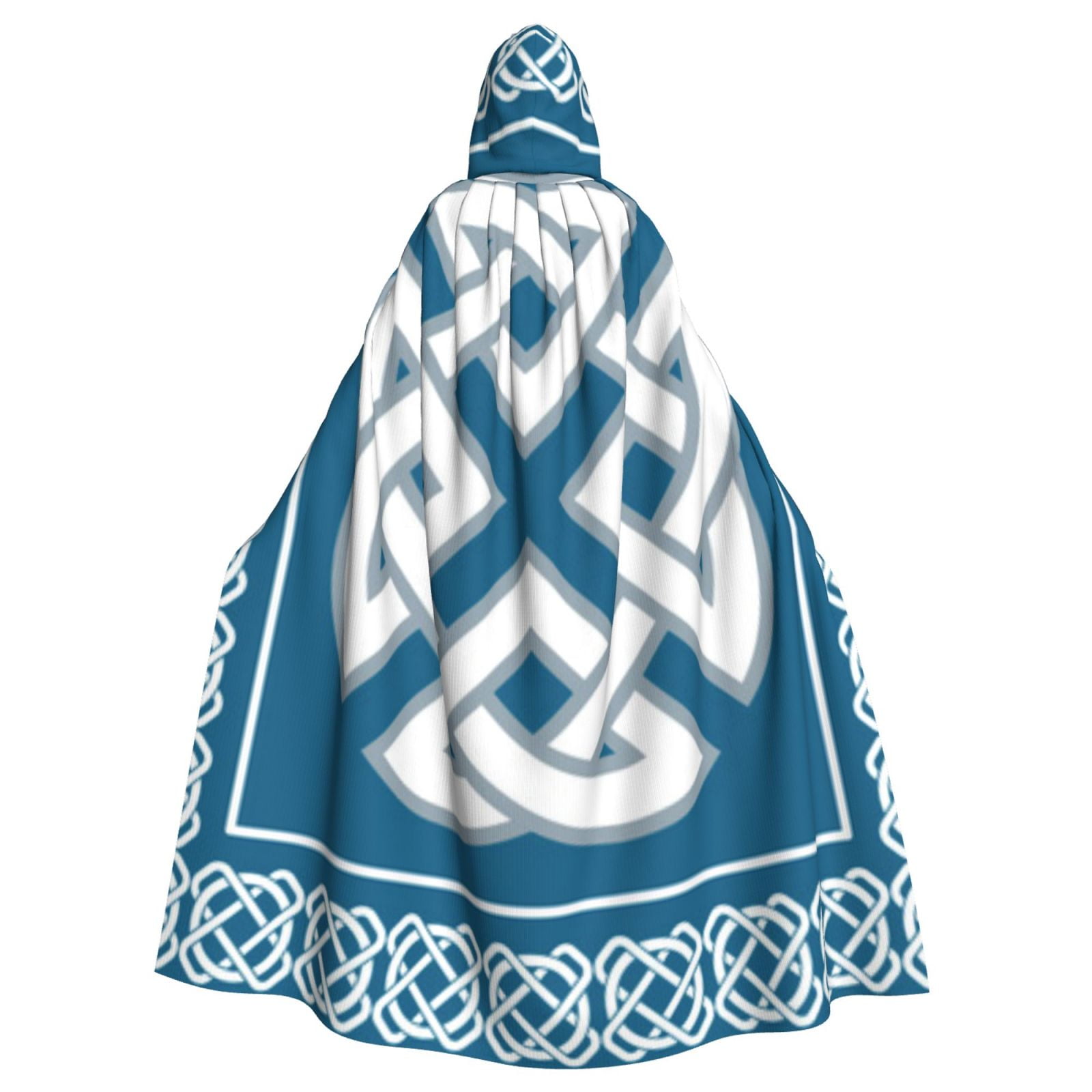 Unisex Hooded Cloak Adult Lightweight Overcoat Celtic Knot Symbol Earth ...