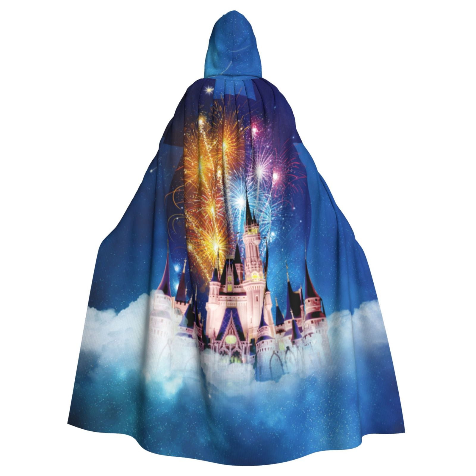 Unisex Hooded Cloak Adult Lightweight Overcoat Fairy Night Blue ...