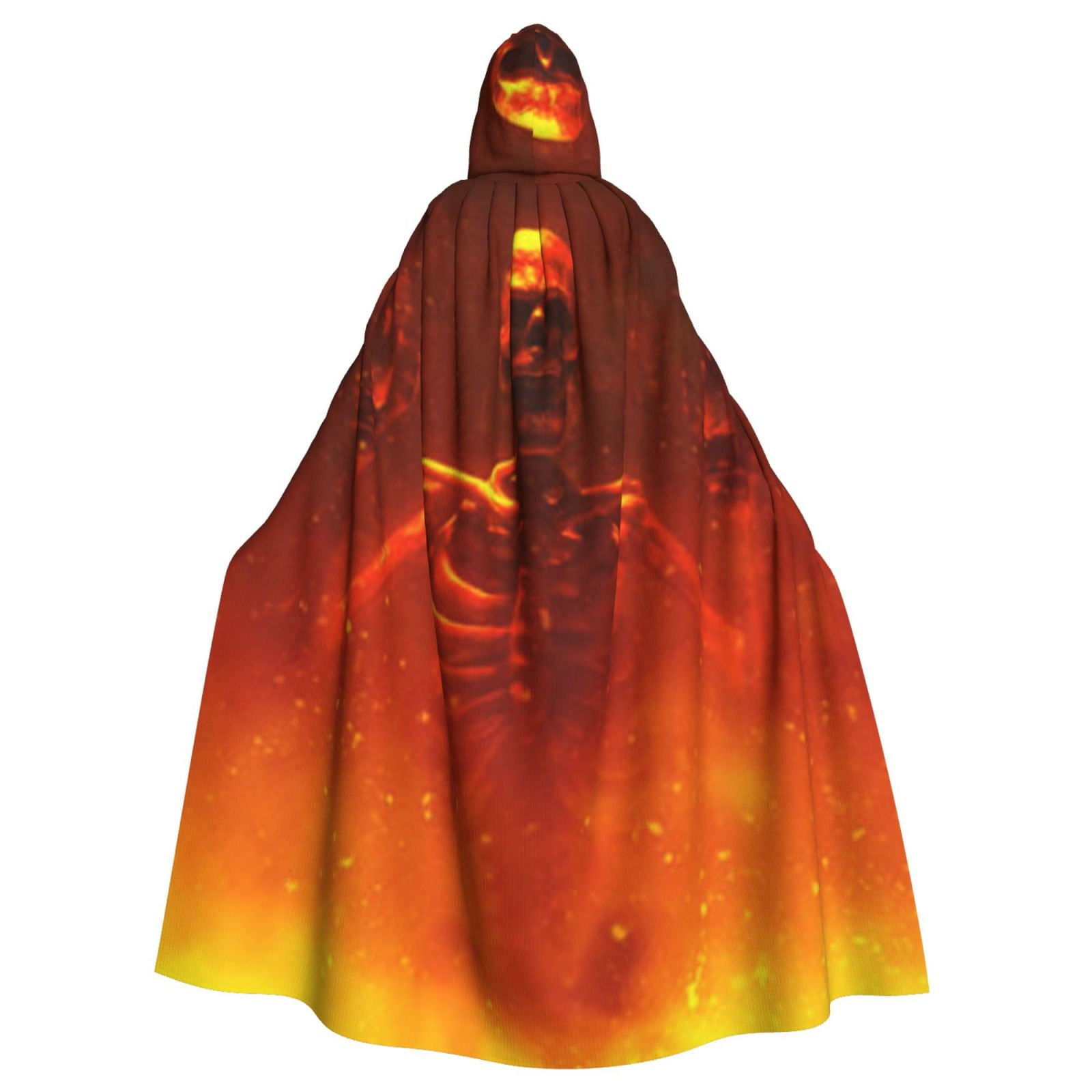 Unisex Hooded Cloak Adult Lightweight Overcoat Ghost Background Cloak ...