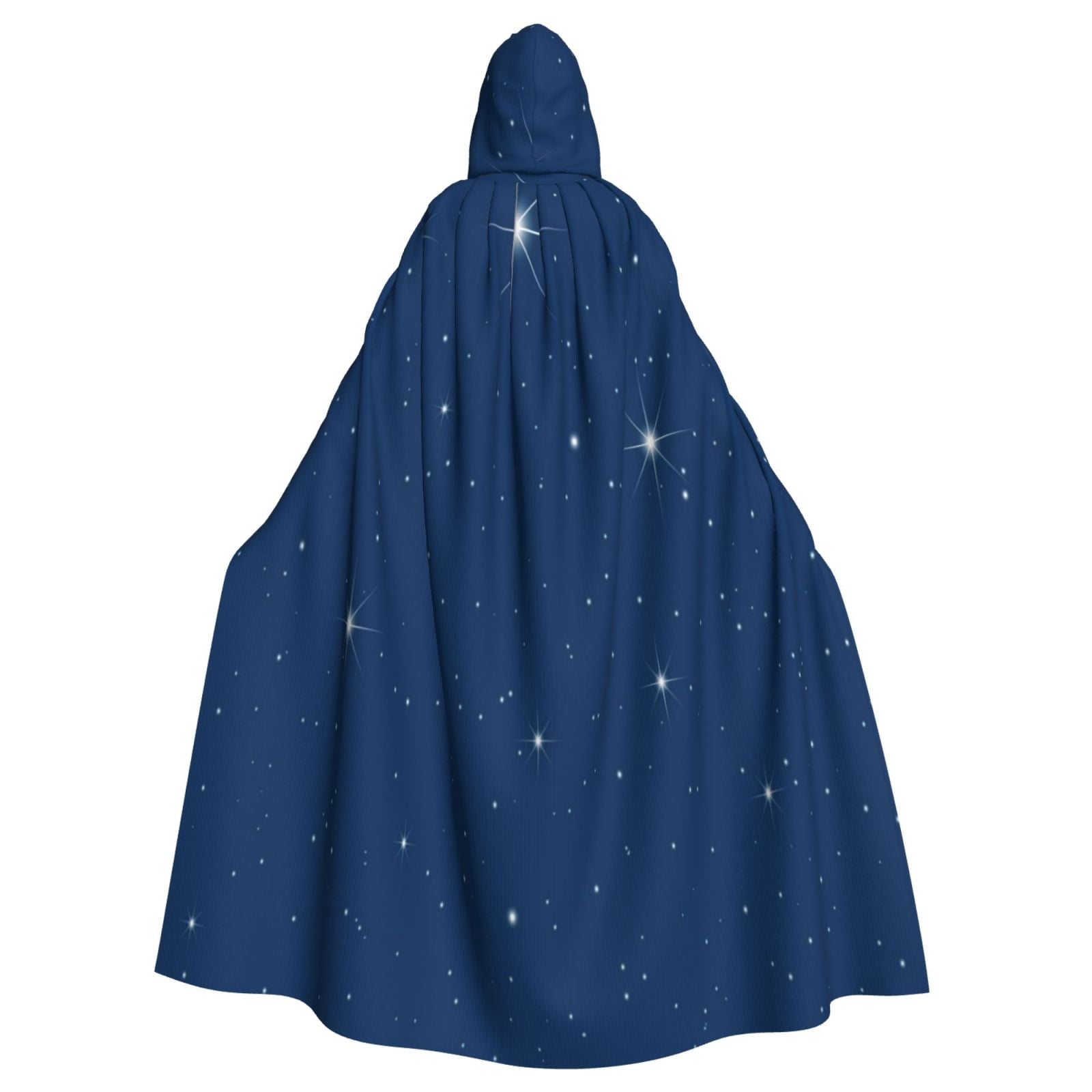 Unisex Hooded Cloak Adult Lightweight Overcoat Night Sky Full Twinkling ...