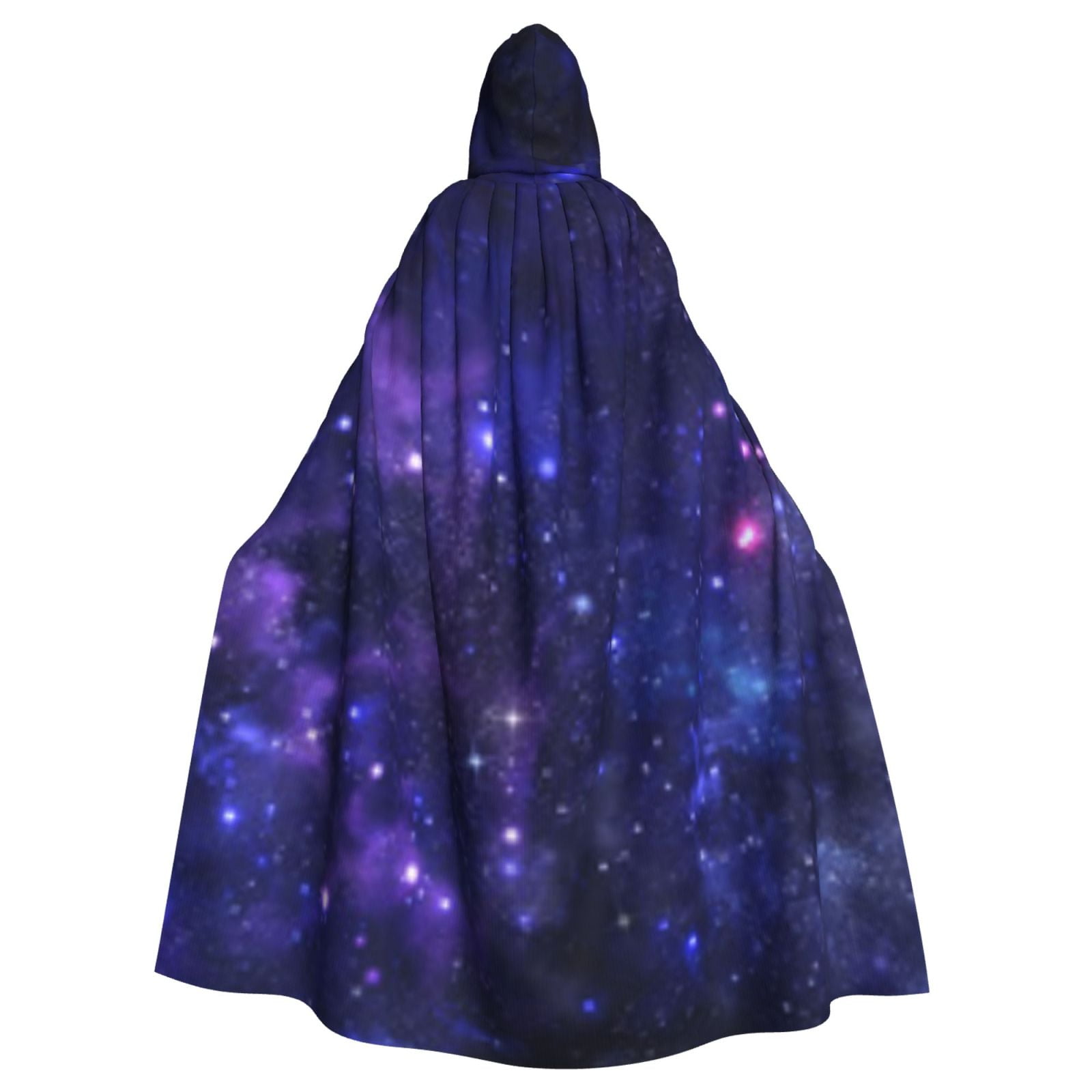 Unisex Hooded Cloak Adult Lightweight Overcoat Night Sky Galaxy Cloak ...