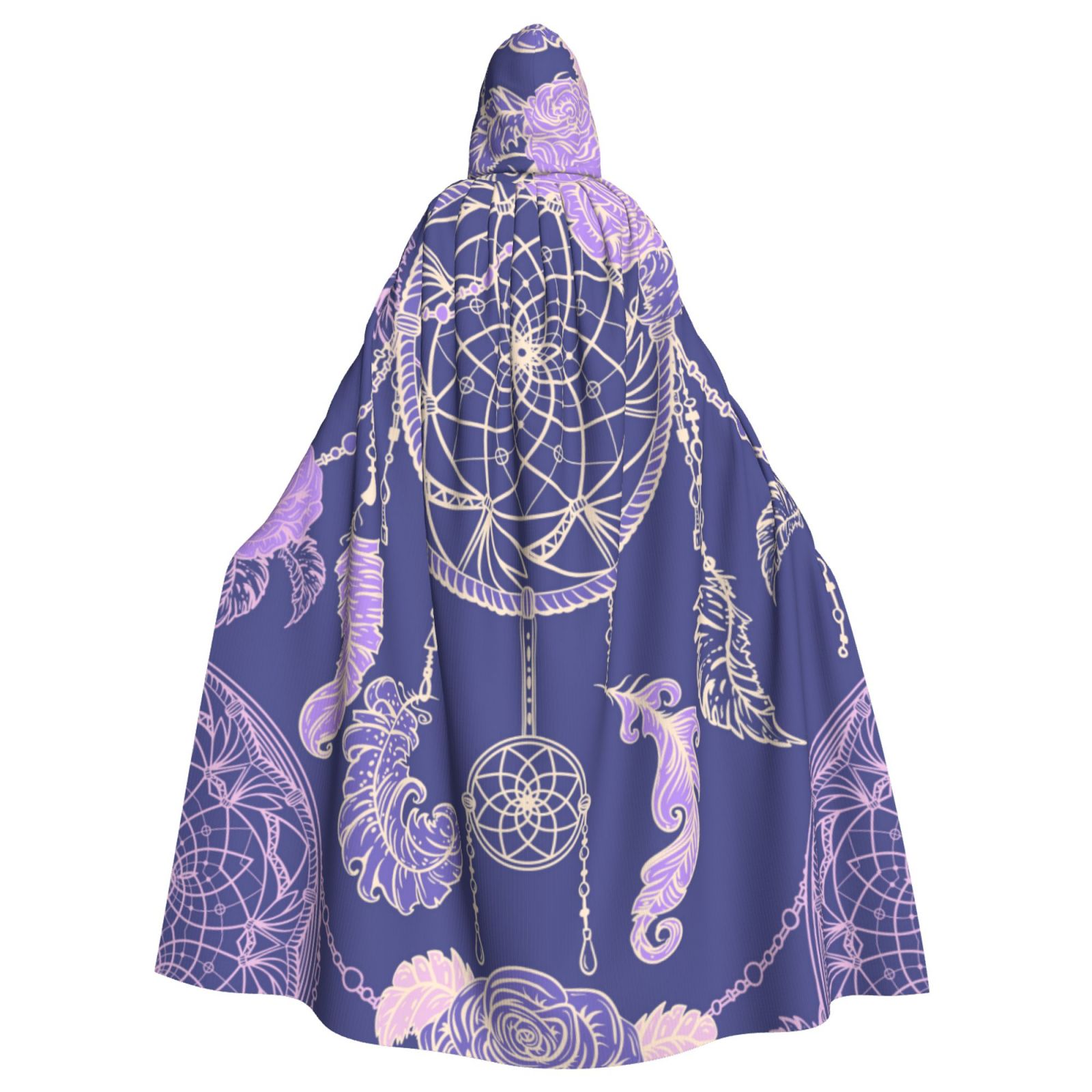 Unisex Hooded Cloak Adult Lightweight Overcoat Pattern With Dream ...