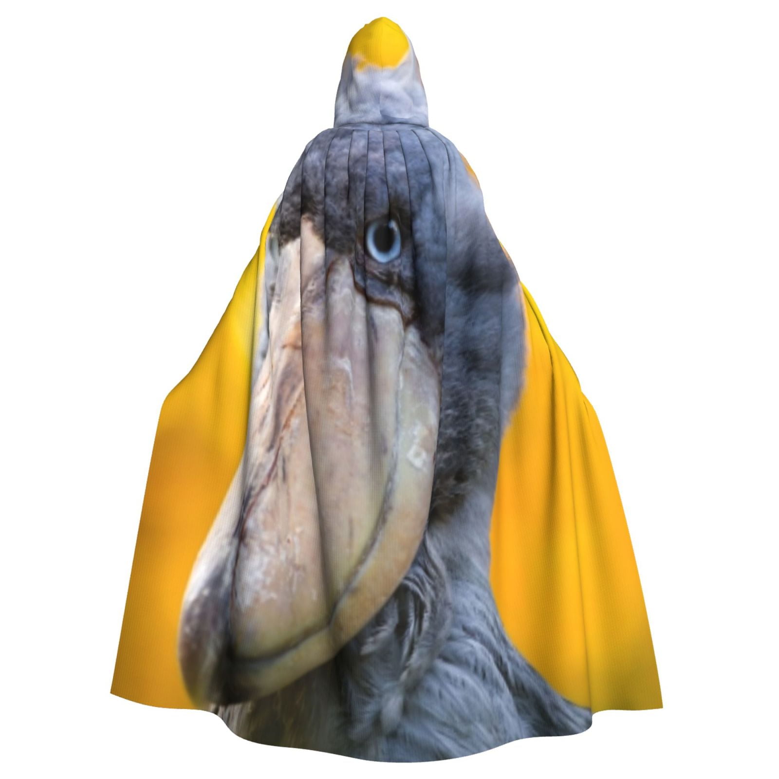 Unisex Hooded Cloak Adult Lightweight Overcoat Shoebill Head Cloak for ...