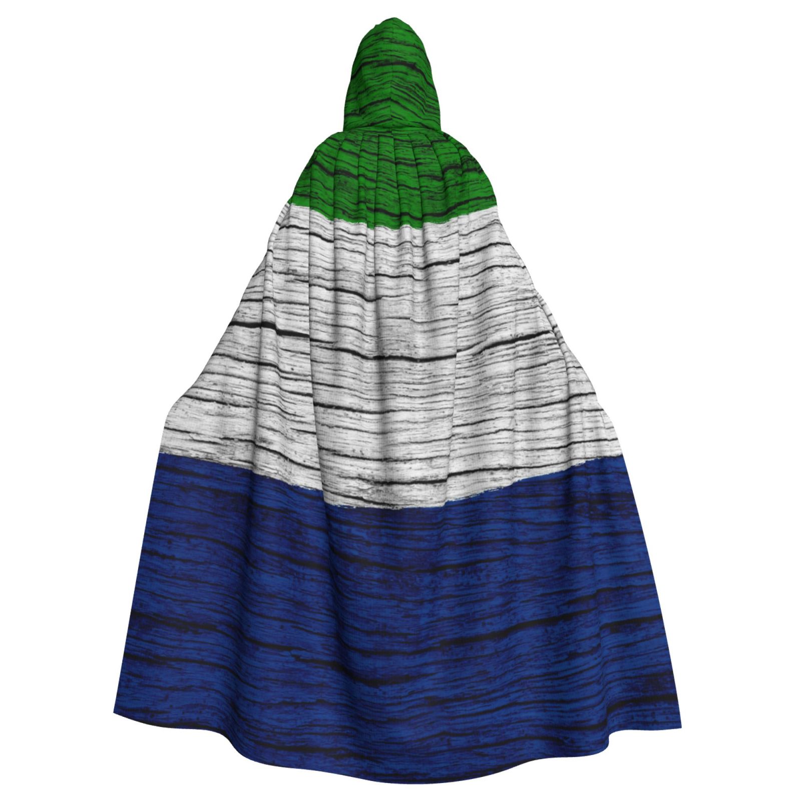 Unisex Hooded Cloak Adult Lightweight Overcoat Sierra Leone Wood ...