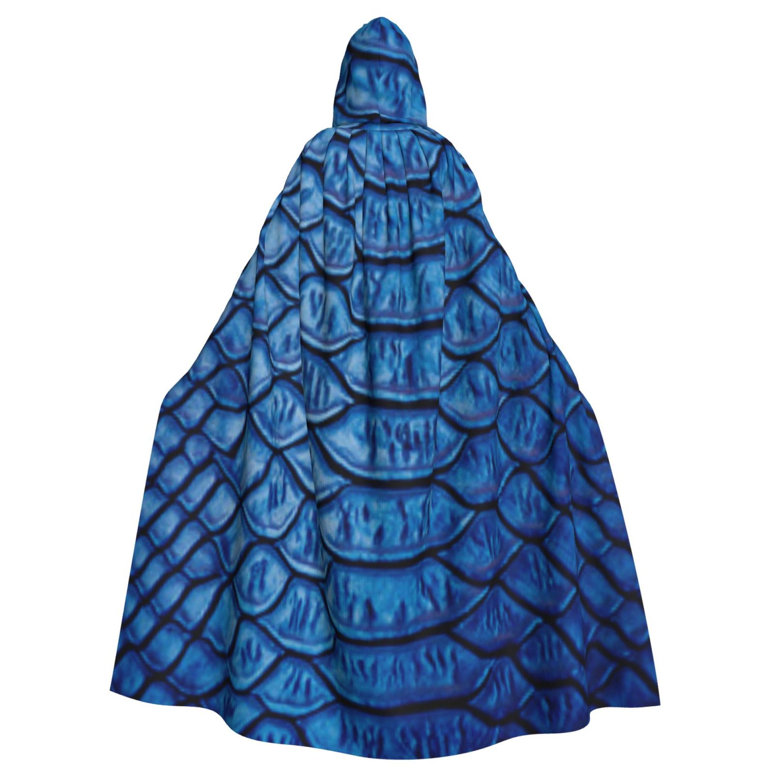 Unisex Hooded Cloak Adult Lightweight Overcoat Snake Skin Pattern ...